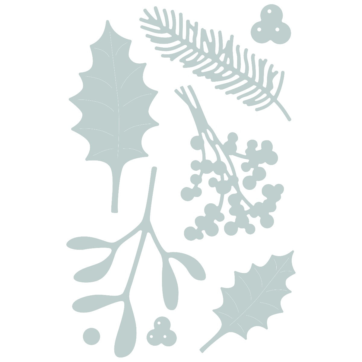 Sizzix Thinlits Die Set 8PK - Winter Foliage – Sizzix.com