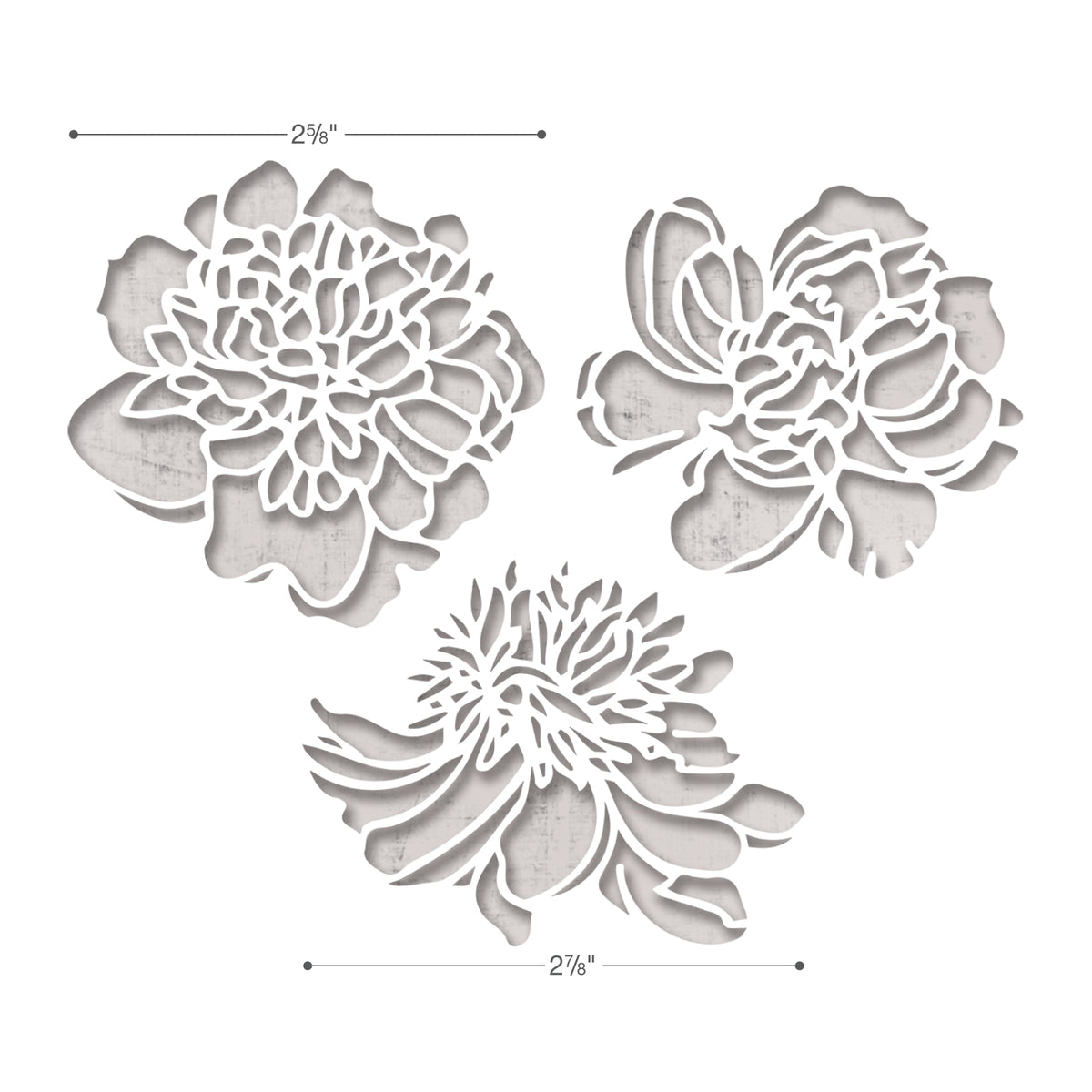 Sizzix Thinlits Die Set 3PK - Cutout Blossoms by Tim Holtz – Sizzix.com