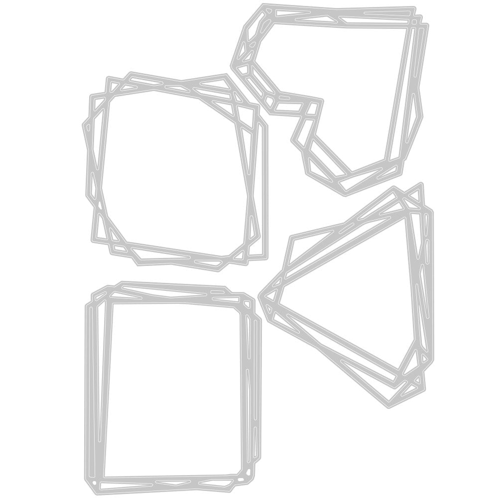 Sizzix Thinlits Die Set 4PK - Geo Frames by Tim Holtz – Sizzix.com