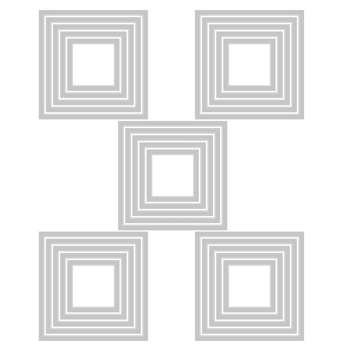 Sizzix Thinlits Die Set 25PK - Stacked Tiles, Squares by Tim Holtz – Sizzix.com