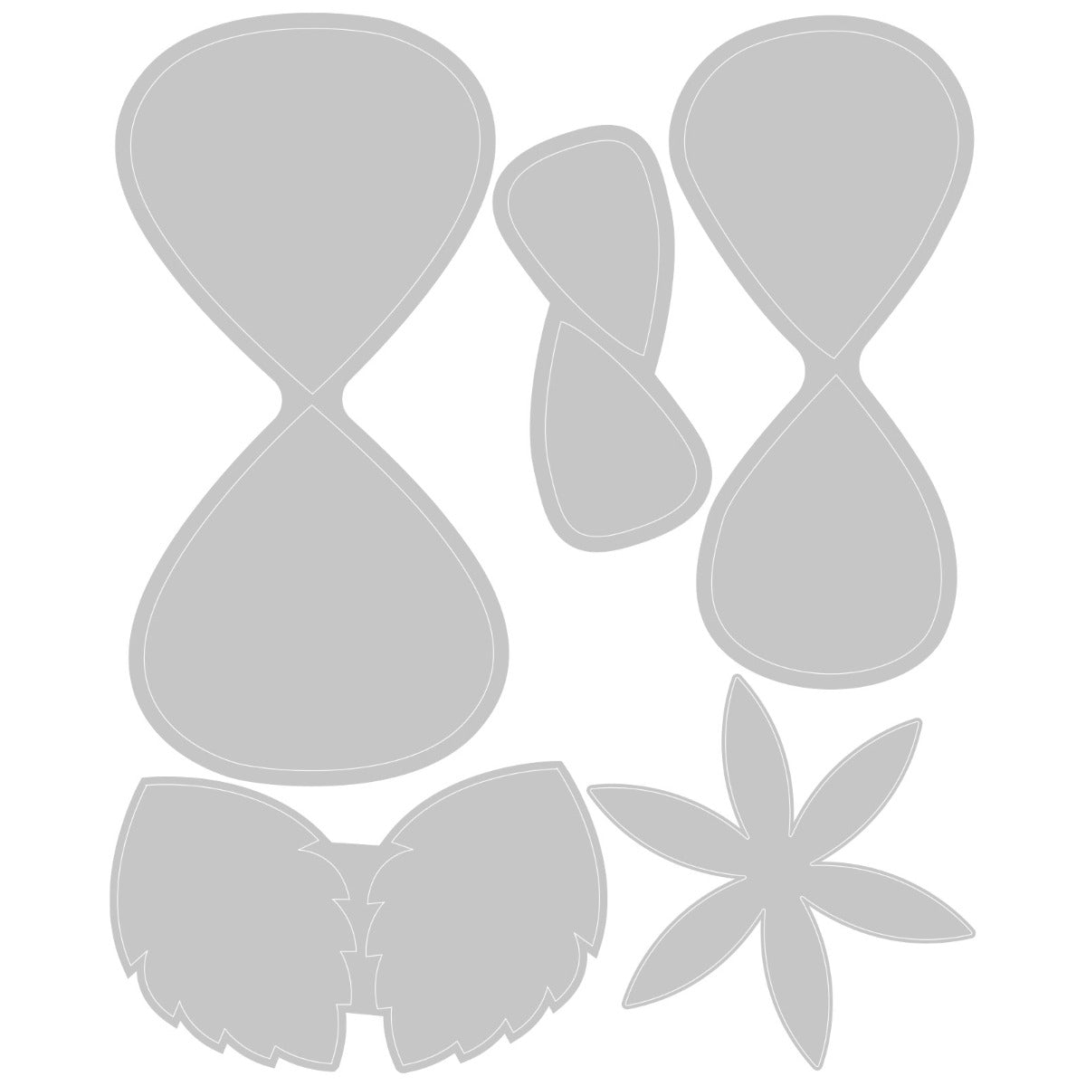 Sizzix Thinlits Die Set 5PK - Classic Rose – Sizzix.com