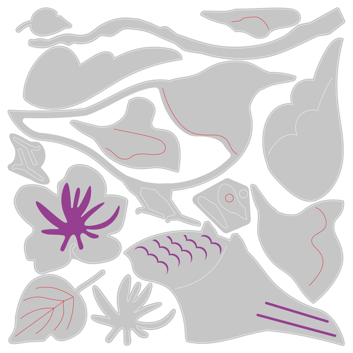 Sizzix Thinlits Die Set 14PK - Spring Bird – Sizzix.com