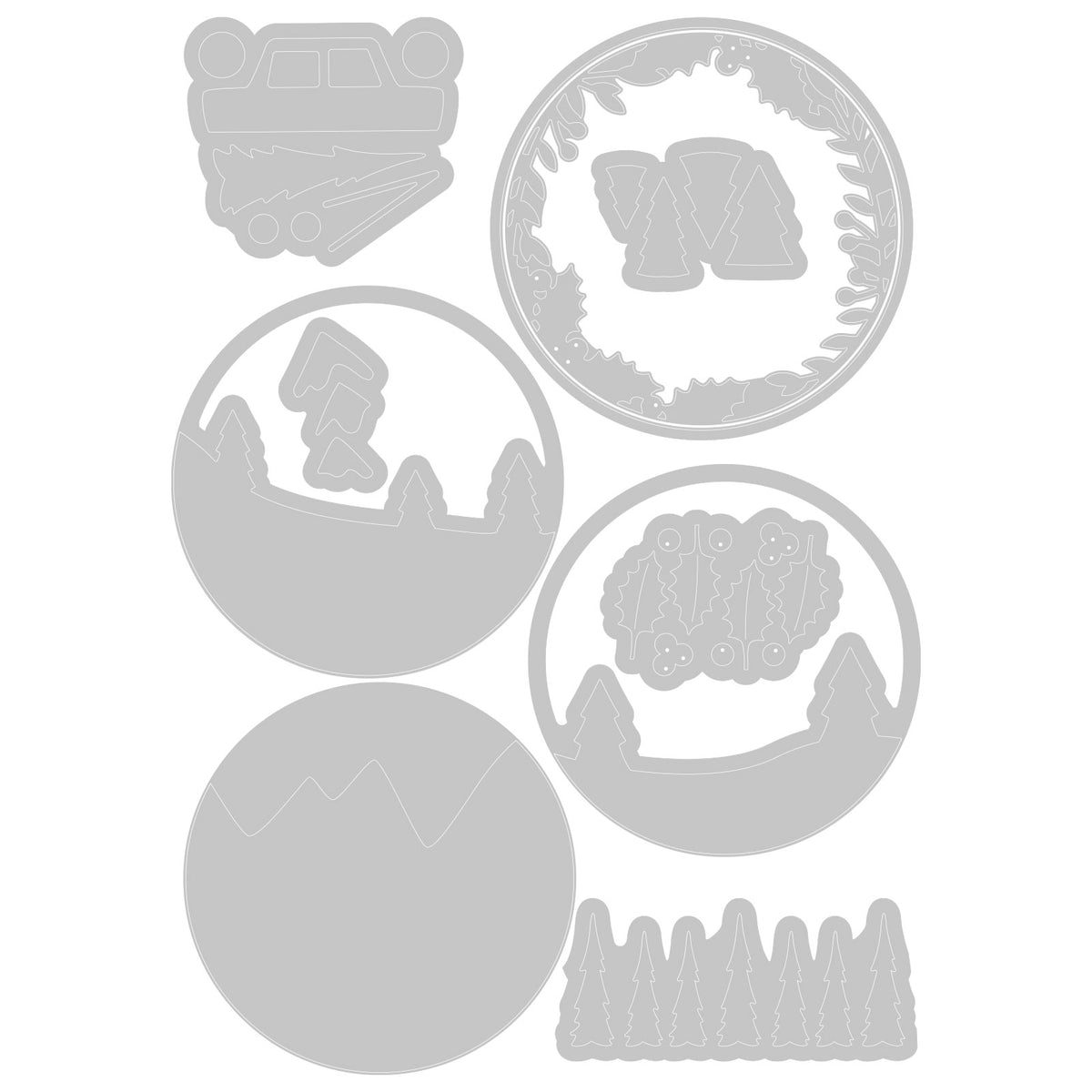 Sizzix Thinlits Dies - Winter Woodland by Olivia Rose – Sizzix.com