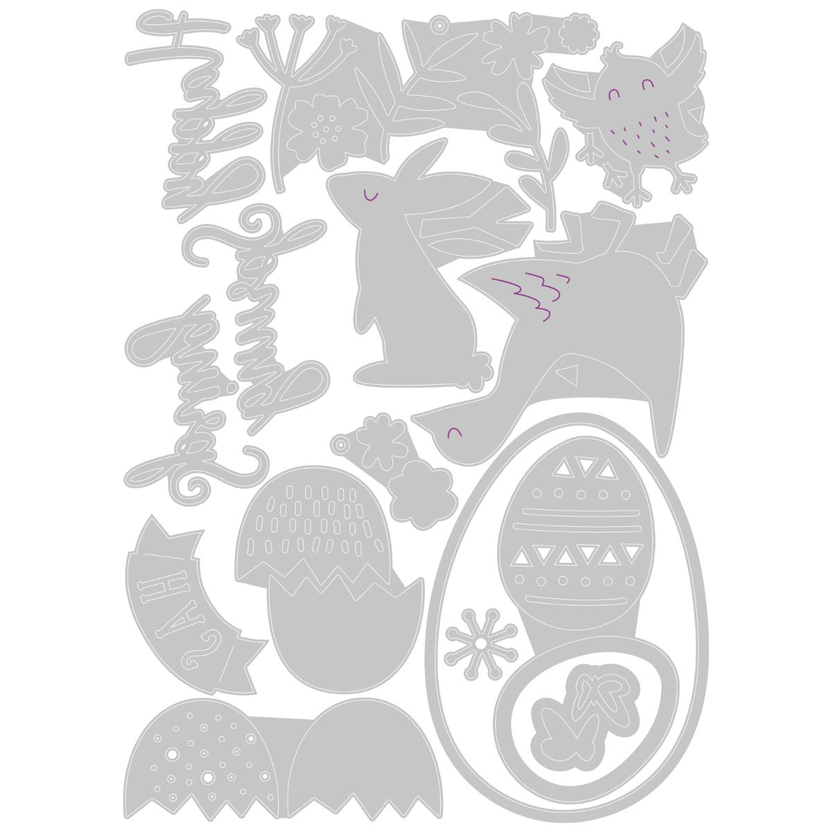 Sizzix Thinlits Die Set 15PK - Spring Has Sprung – Sizzix.com