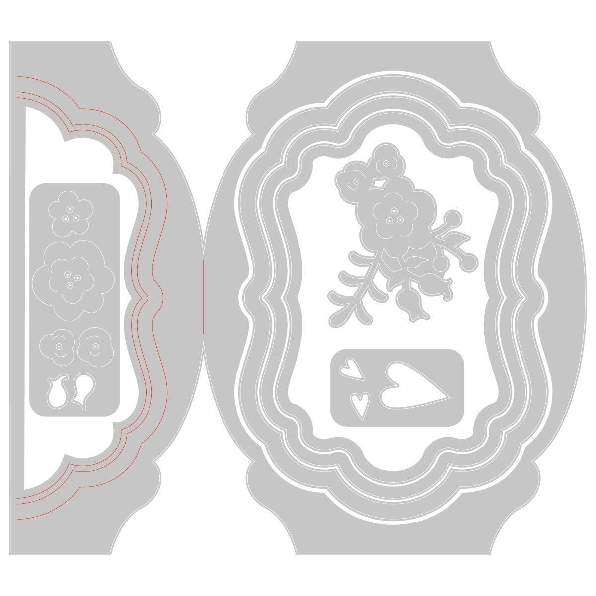 Sizzix Thinlits Die Set 7PK - Card Label, Fold-a-Long – Sizzix.com