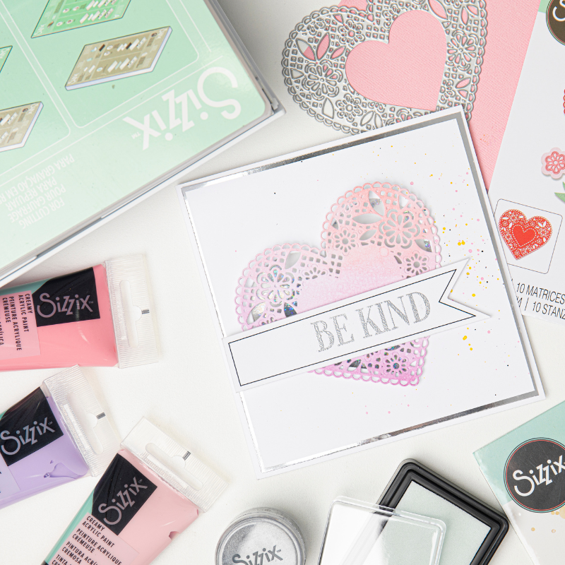 Sizzix Thinlits Die Set 10PK - Doily Heart – Sizzix.com