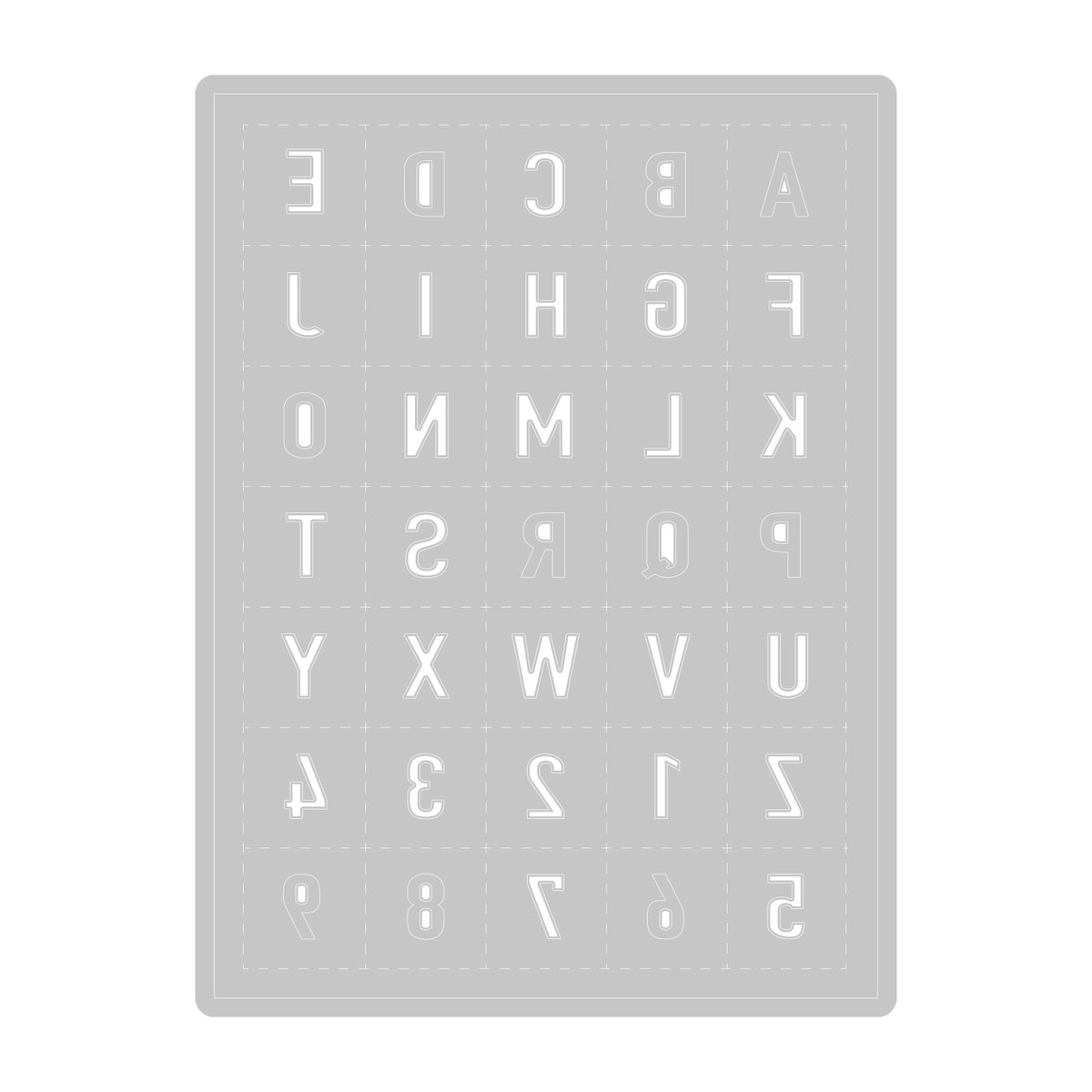 Sizzix Thinlits Die Tile Alphanumeric by Eileen Hull – Sizzix.com