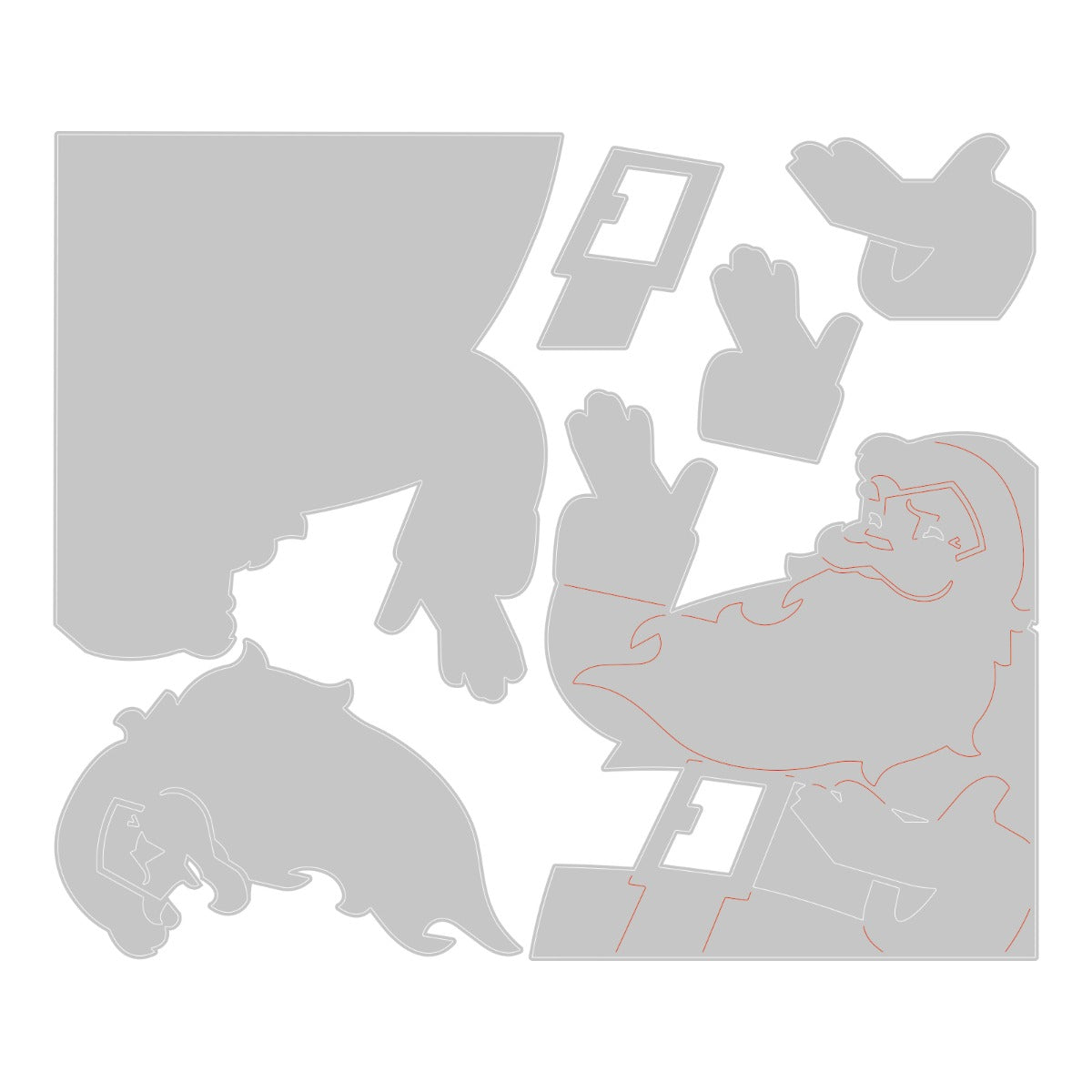 Sizzix Thinlits Die Set 6PK - Retro Santa by Tim Holtz – Sizzix.com