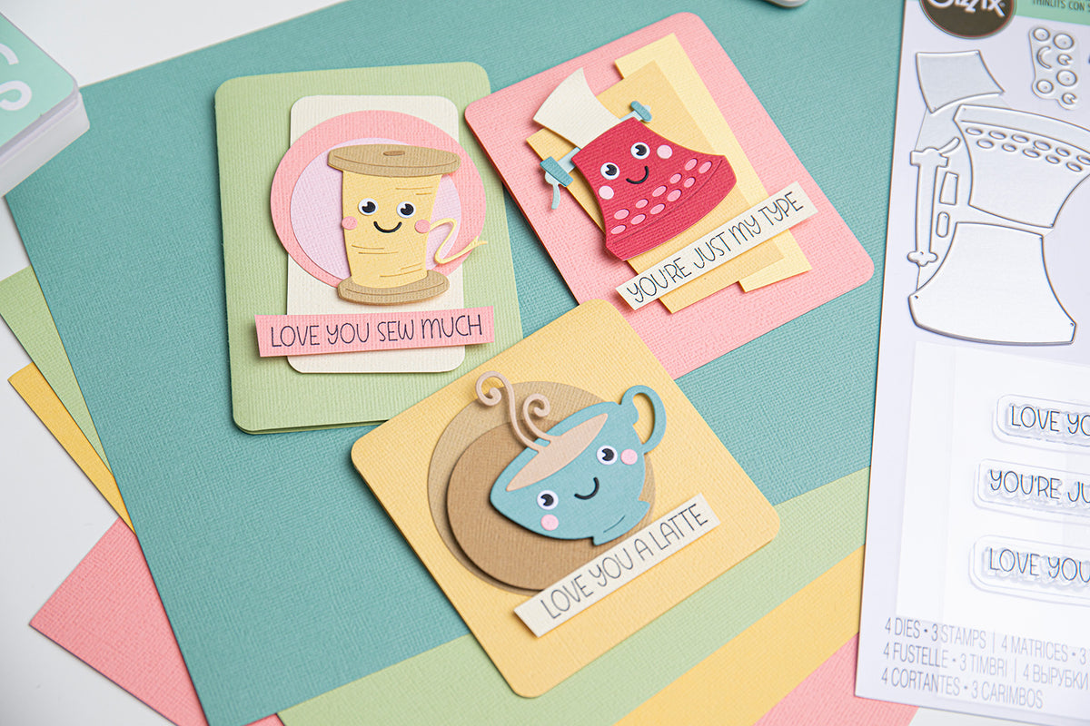 Sizzix Thinlits Die Set 4PK w/3PK - Stamps Crazy Characters #1 – Sizzix.com