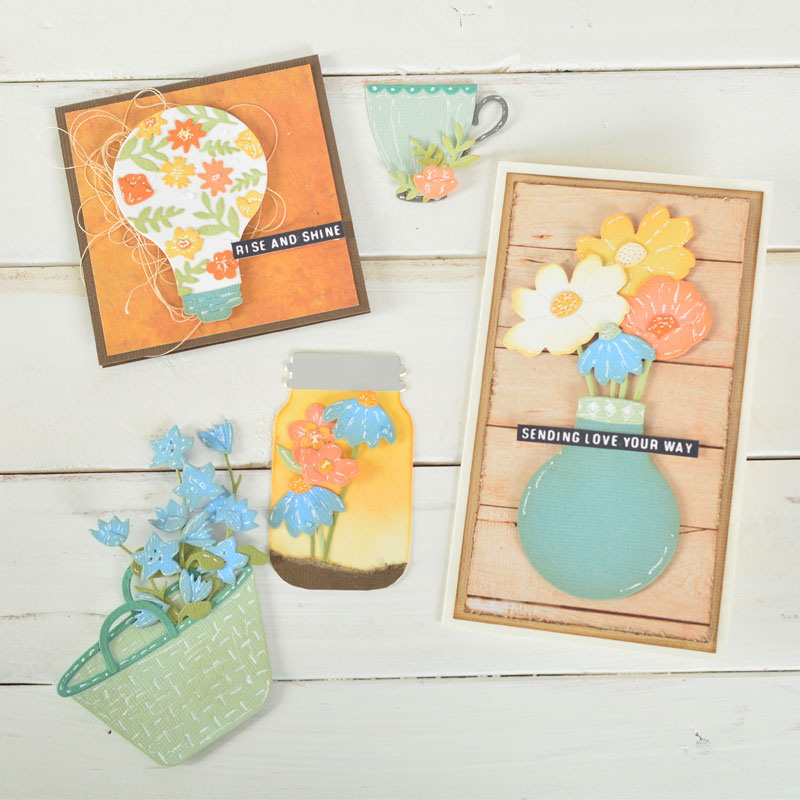 Thinlits Die Set 9PK - Floral Vessels by Alexis Trimble – Sizzix.com
