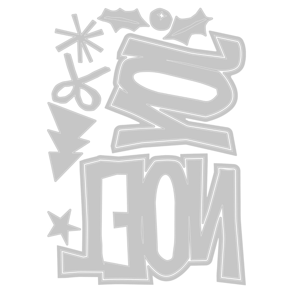 Thinlits Die Set 11PK - Big Tidings by Tim Holtz – Sizzix.com