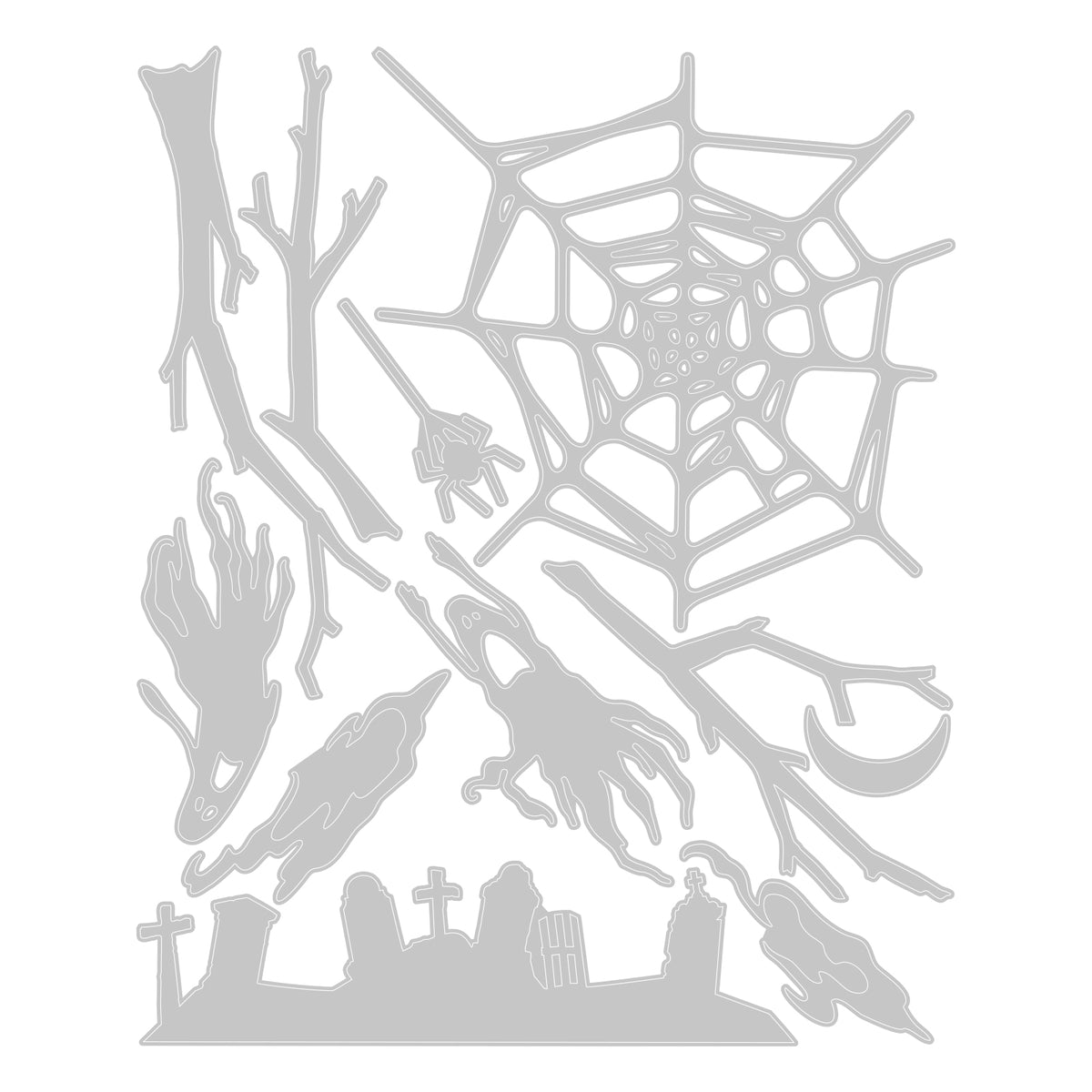 Sizzix Thinlits Die Set 11PK - Vault Fright Night by Tim Holtz – Sizzix.com