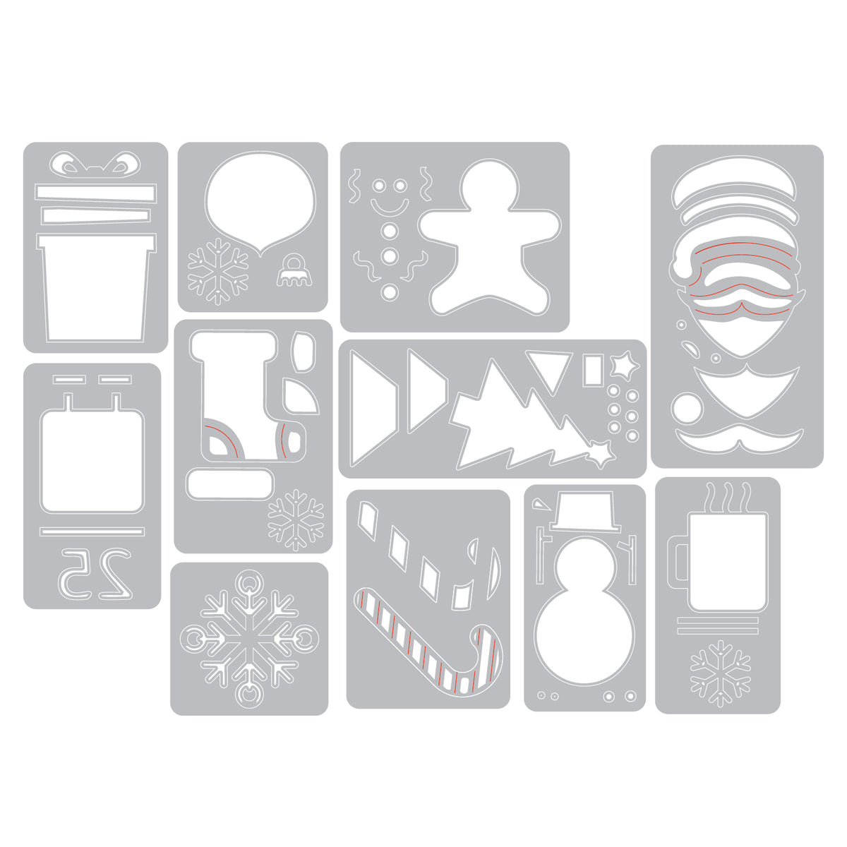 Sizzix Thinlits Die Set 11PK - Mini Christmas Things by Tim Holtz – Sizzix.com