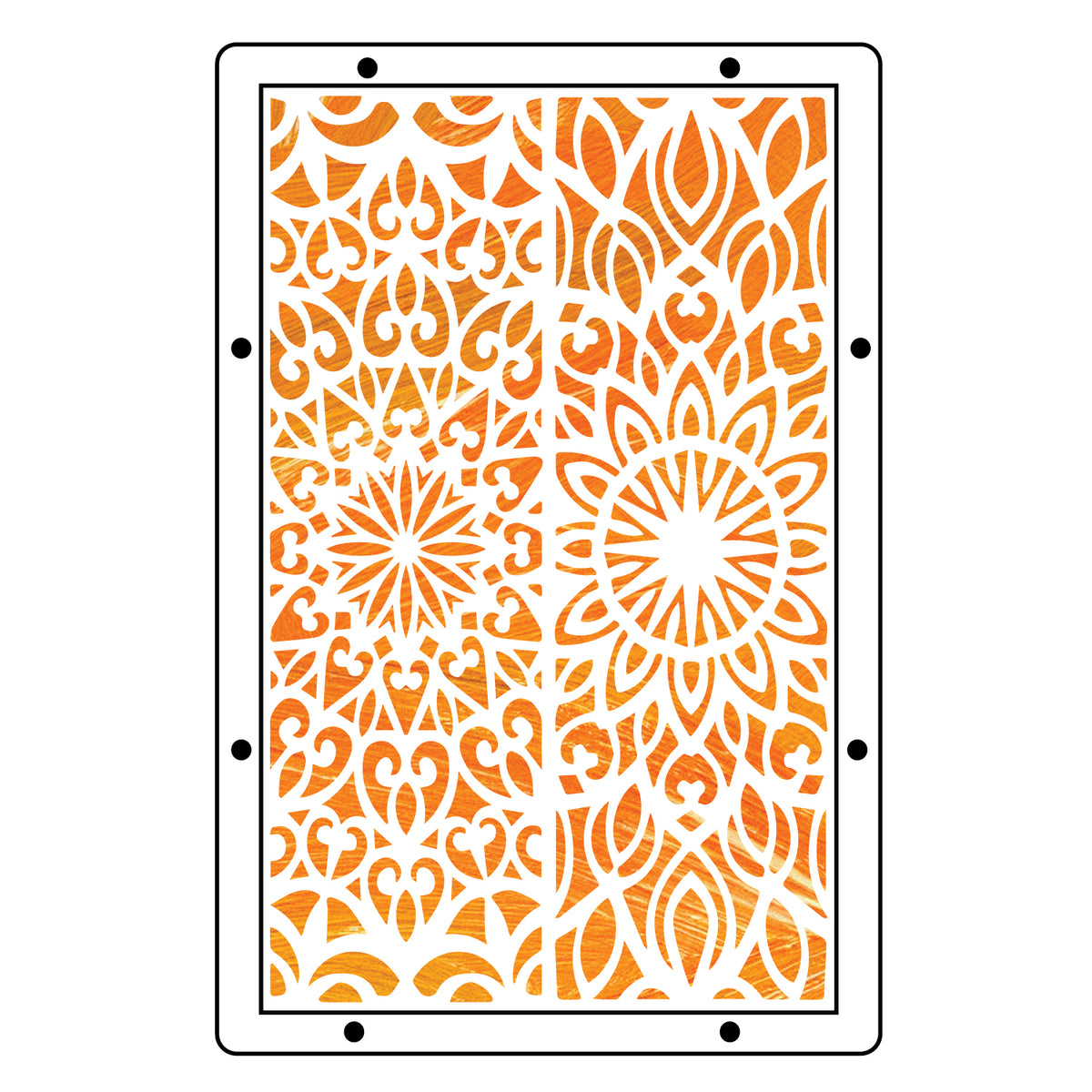 Sizzix Studio A5 Clear Stamps Set 7PK w/3pk A5 - Stencils Build It by– Sizzix.com