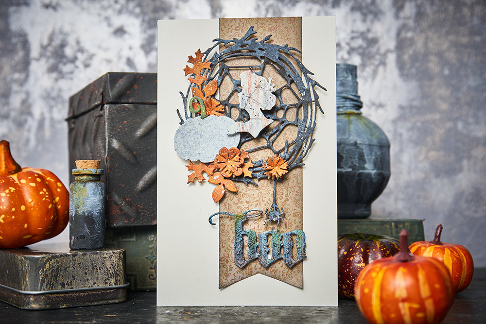 Sizzix Thinlits Die Set 14PK - Vault Foliage Wreath by Tim Holtz – Sizzix.com