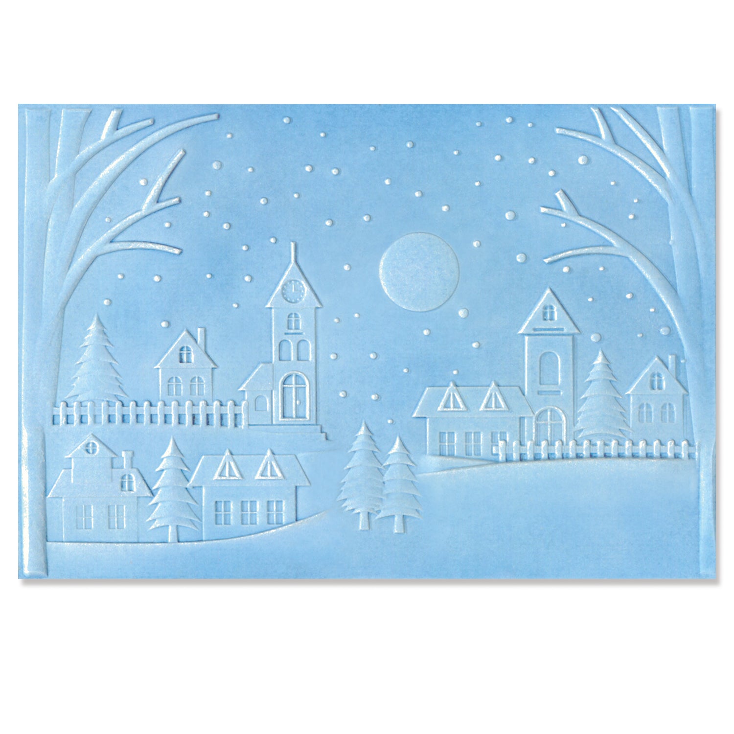 3-D Textured Impressions Embossing Folder - Winter Village – Sizzix.com