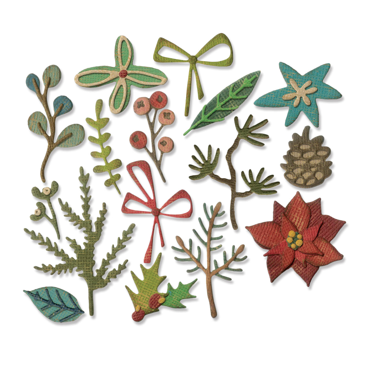 Sizzix Thinlits Die Set 16PK - Funky Festive by Tim Holtz – Sizzix.com
