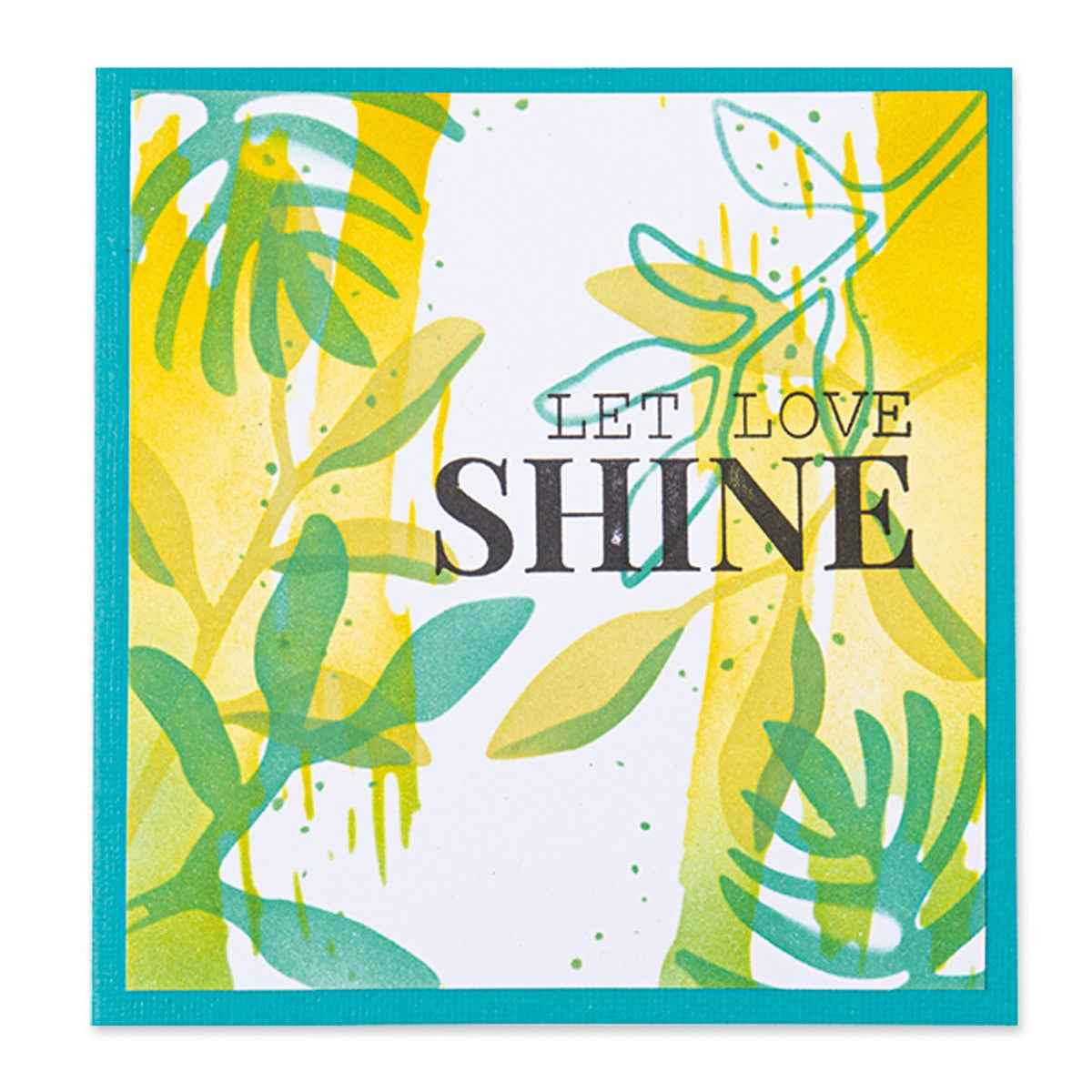 Sizzix Layered Stencils 4PK - Watercolor Leaves – Sizzix.com