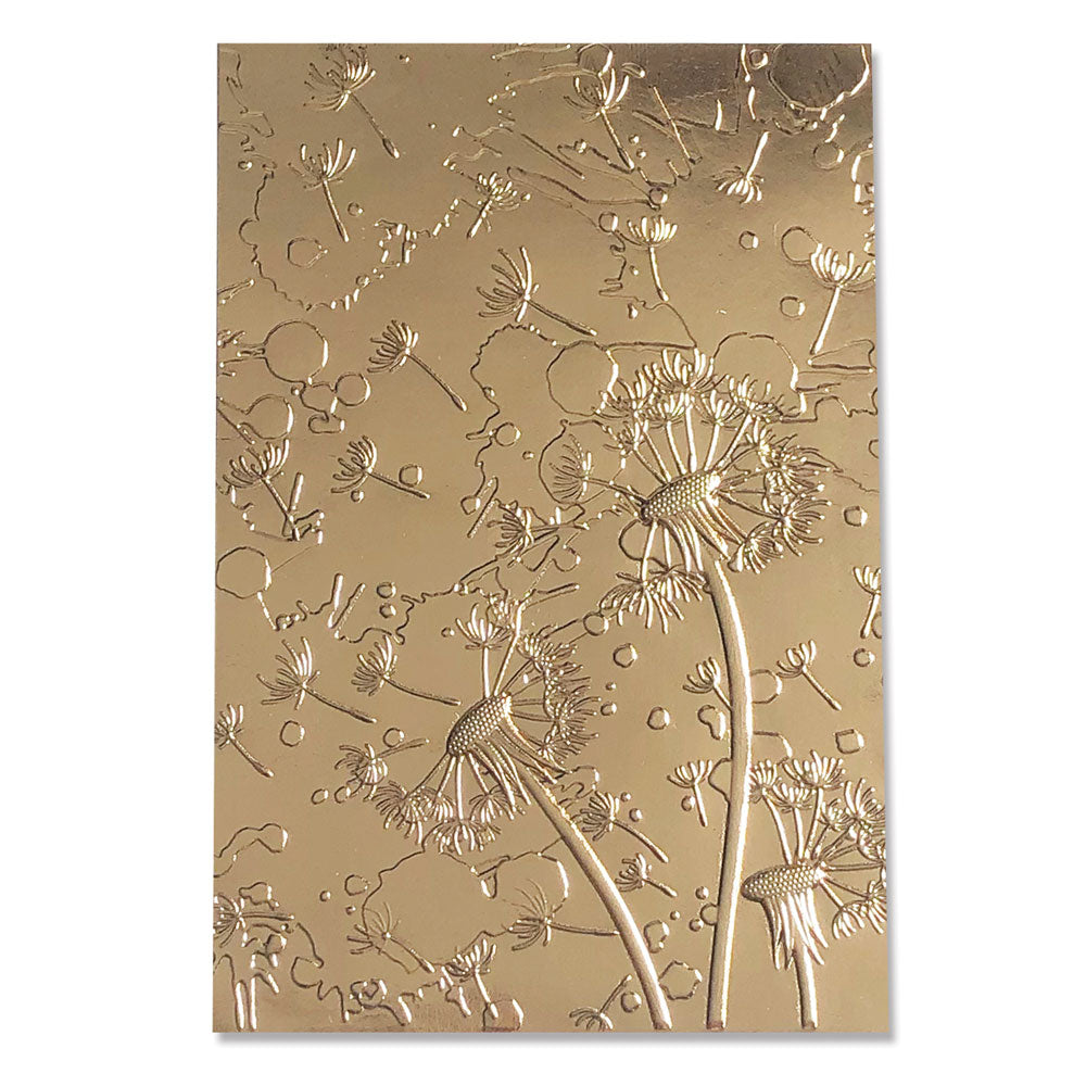 Sizzix 3-D Textured Impressions Embossing Folder - Dandelion Wish ...