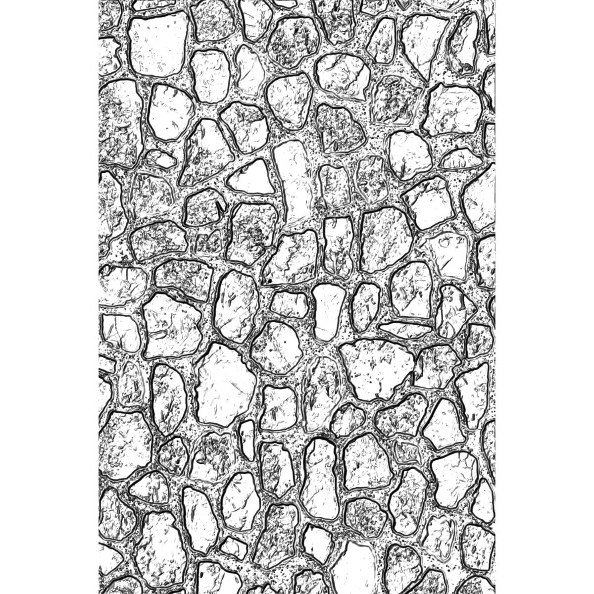 3-D Texture Fades Embossing Folder Mini Cobblestone by Tim Holtz ...