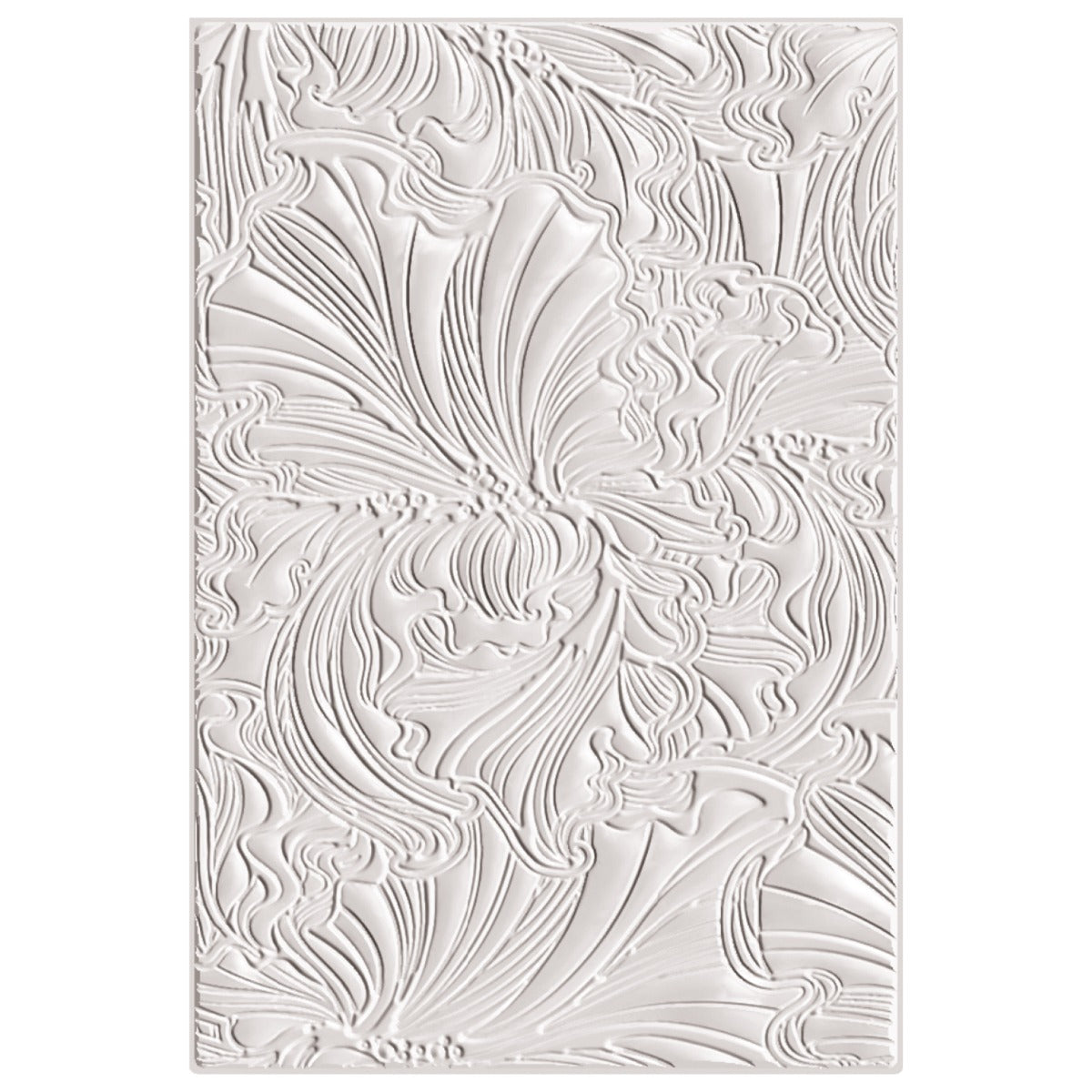Sizzix 3-D Textured Impressions Embossing Folder - Abstract Flowers ...