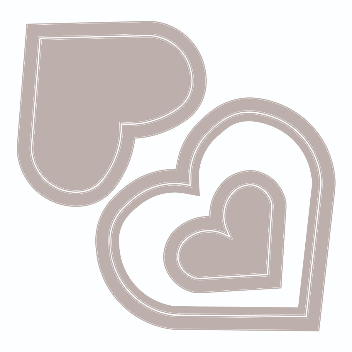 Sizzix Framelits Die Set 6PK - Heart Frames – Sizzix.com