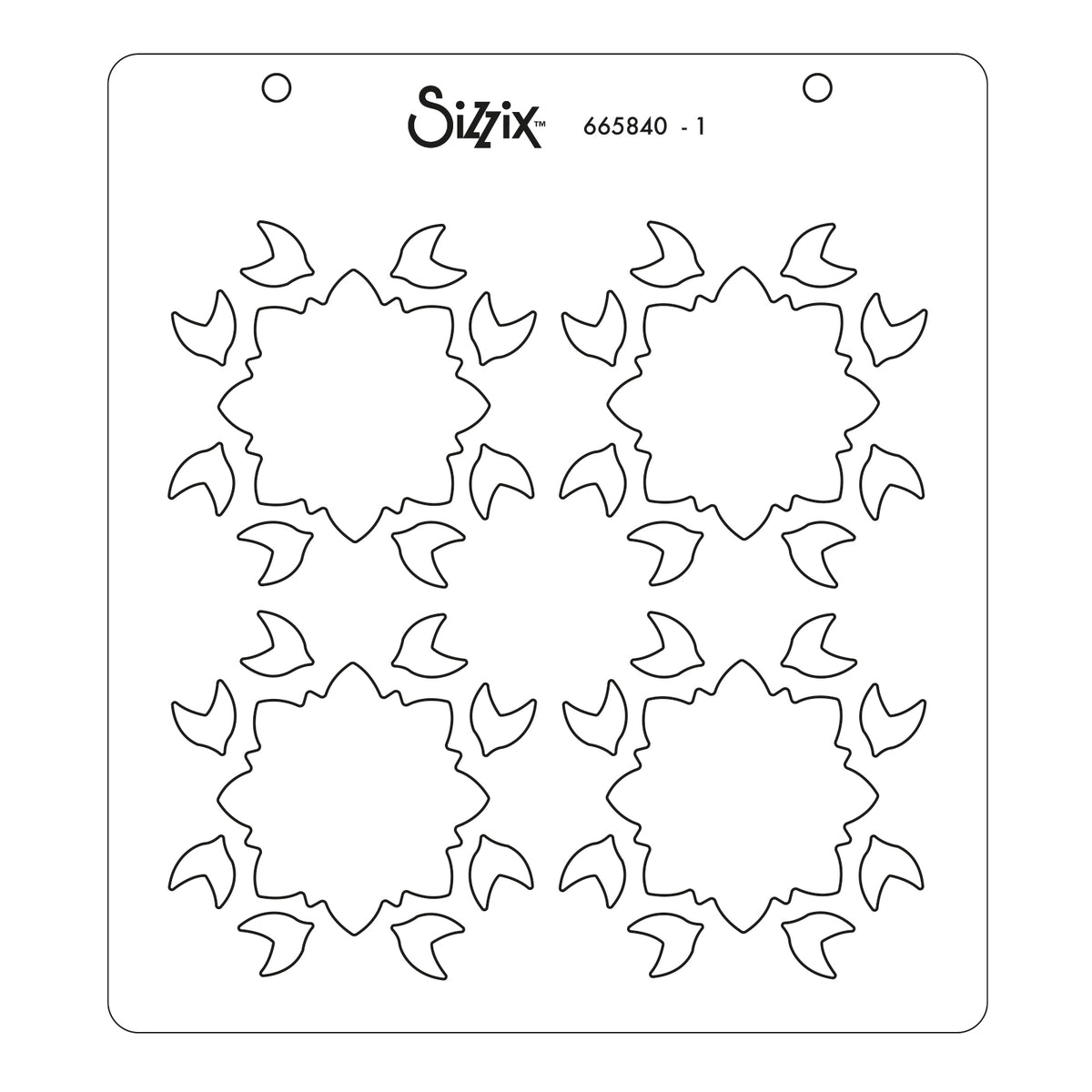 Sizzix Layered Stencils 4PK - Geo Background – Sizzix.com