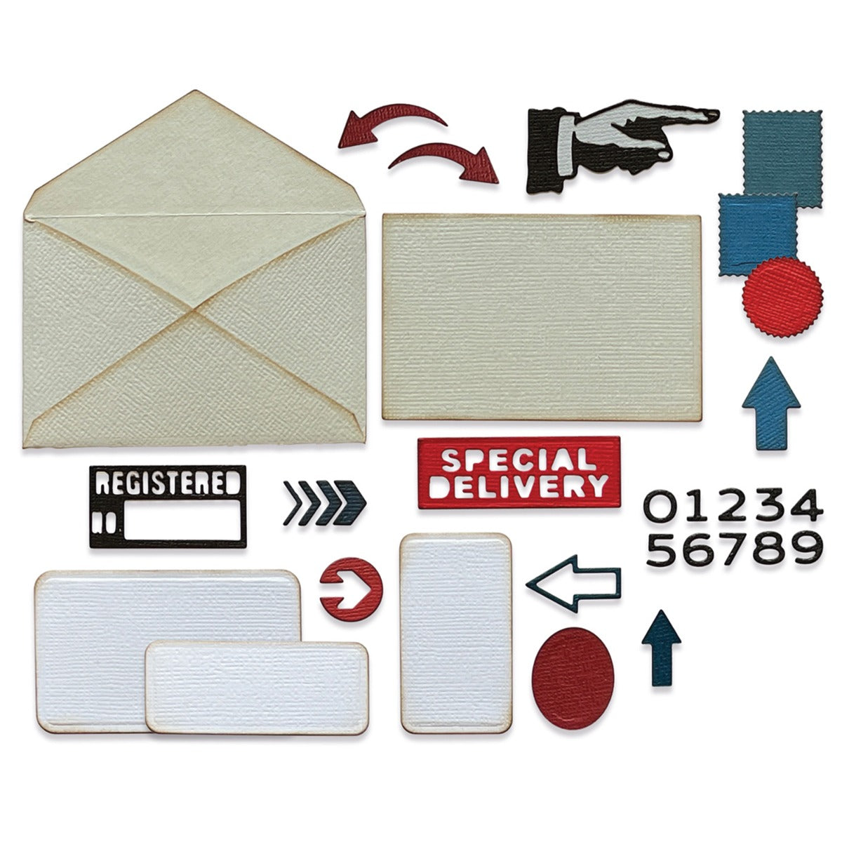 Sizzix Thinlits Die Set 48PK - Postale by Tim Holtz – Sizzix.com