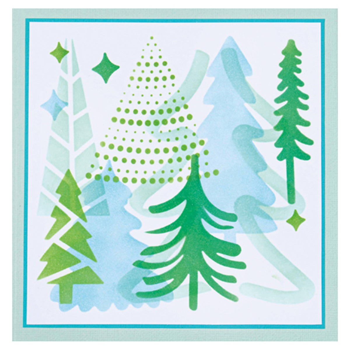 Sizzix Layered Stencils 4PK - Doodle Trees – Sizzix.com