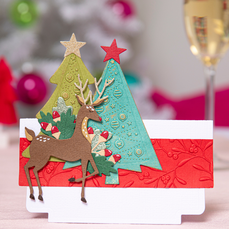 Sizzix Switchlits Embossing Folder - Festive Trees – Sizzix.com