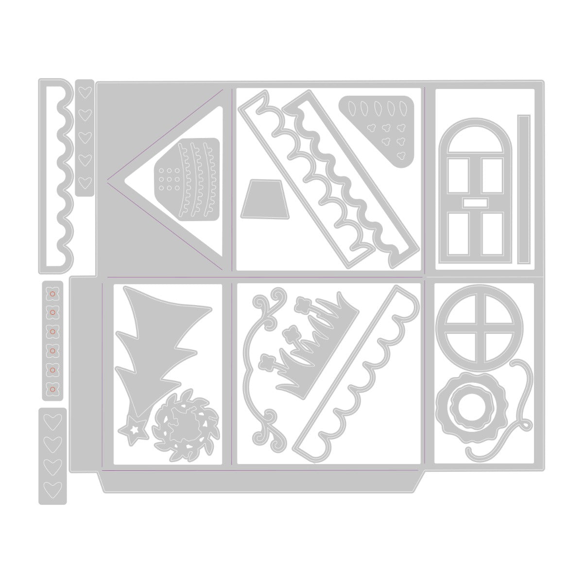 Sizzix Thinlits Die Set 21PK - Seasonal House Gift Box – Sizzix.com