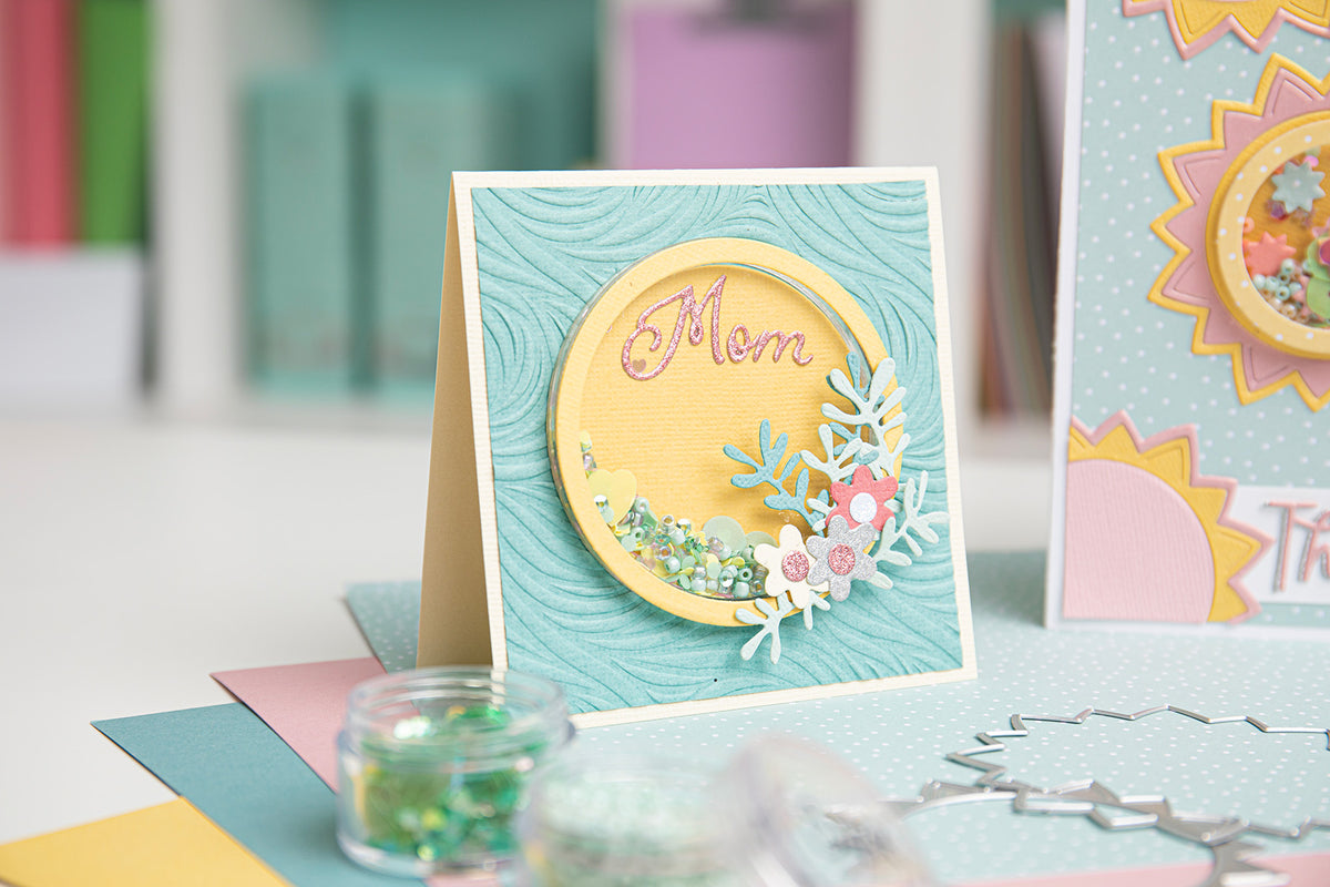 Sizzix 3-D Textured Impressions Embossing Folder - Flowing Waves ...