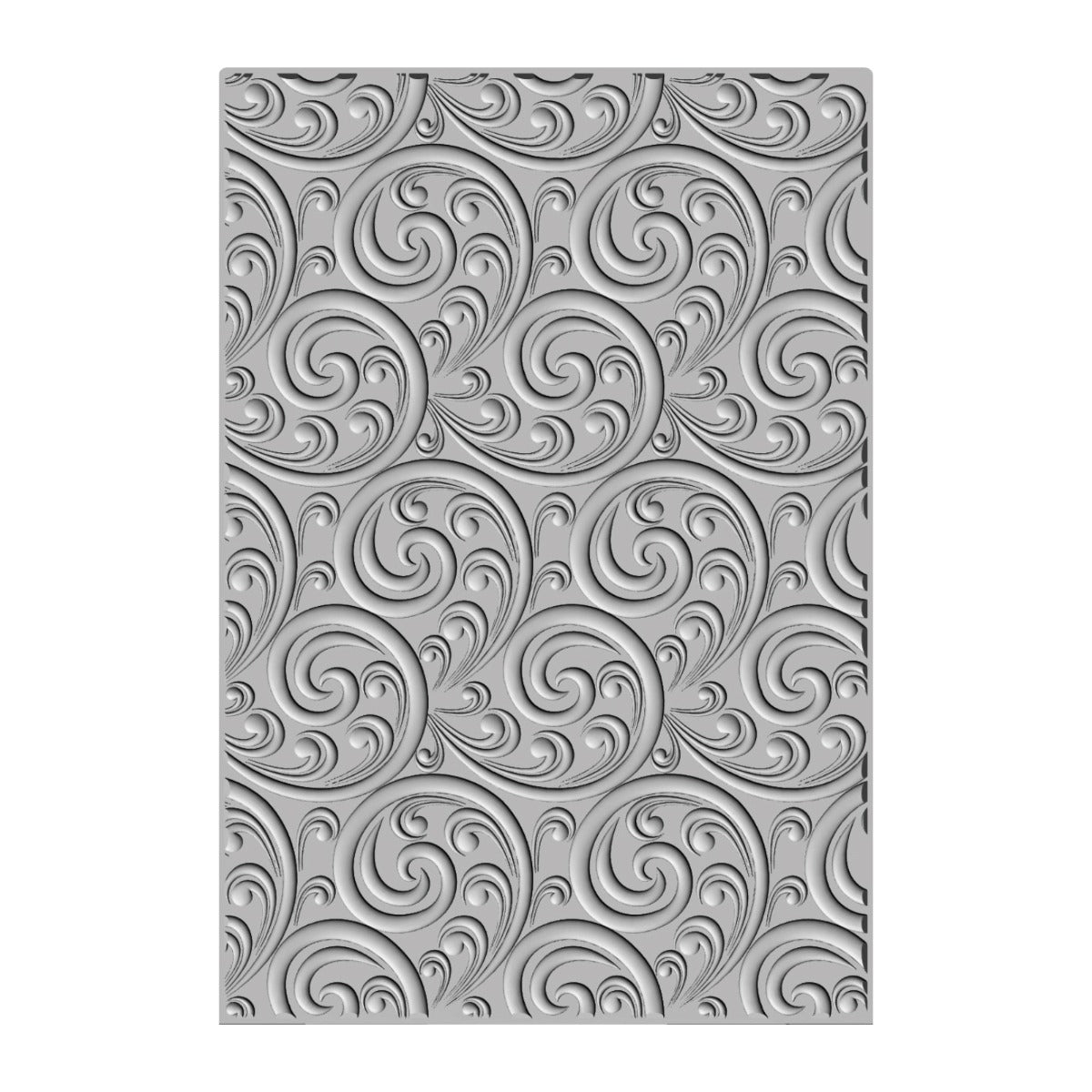 Sizzix 3-D Textured Impressions Embossing Folder - Ornamental Spiral ...