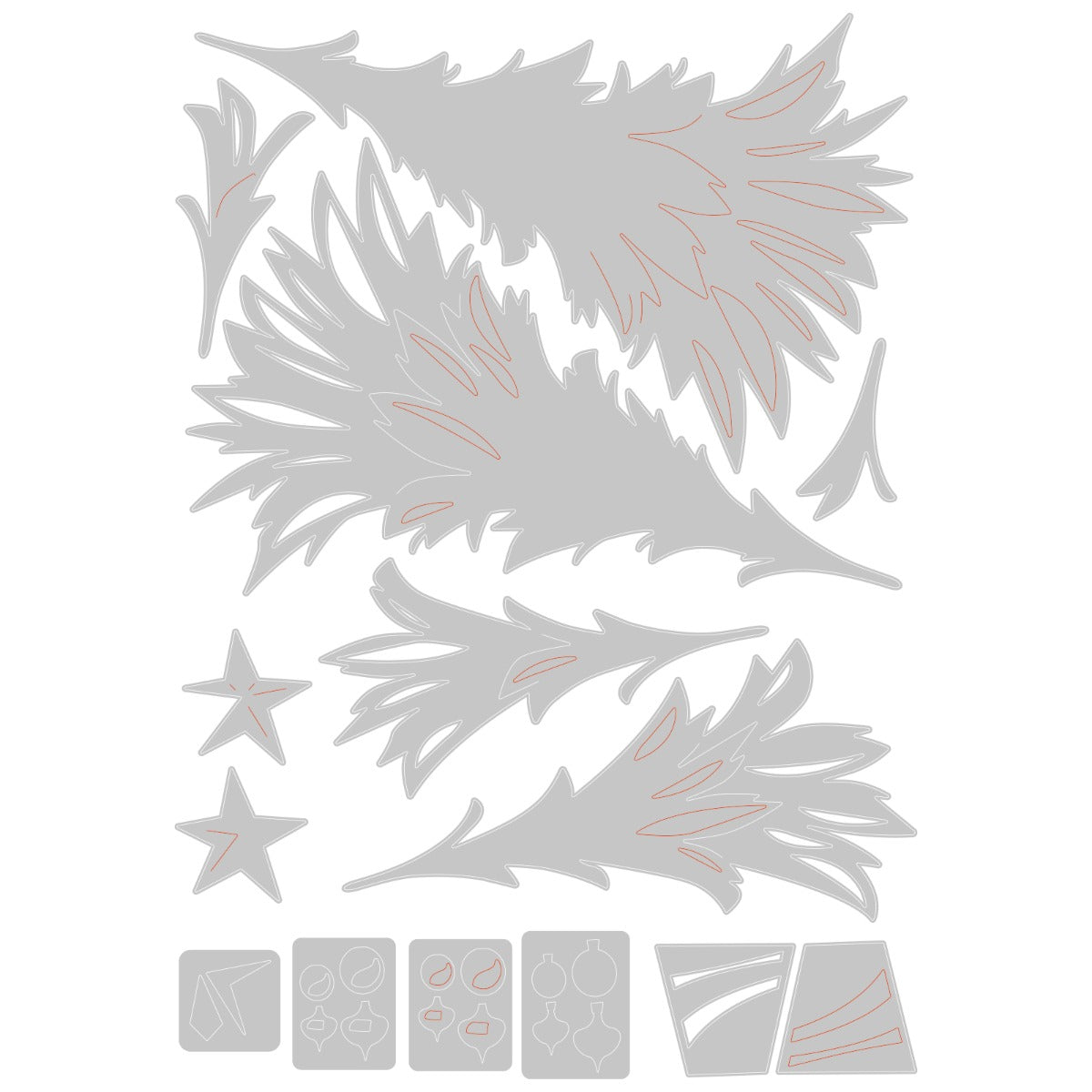 Thinlits Die Set 14PK - Trim a Tree, Colorize by Tim Holtz – Sizzix.com
