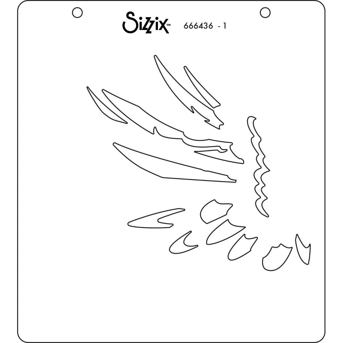 Layered Stencils 4PK - Wings – Sizzix.com