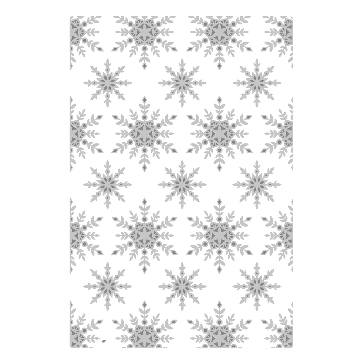 Multi-Level Textured Impressions Embossing Folder - Snowflake Sparkle ...