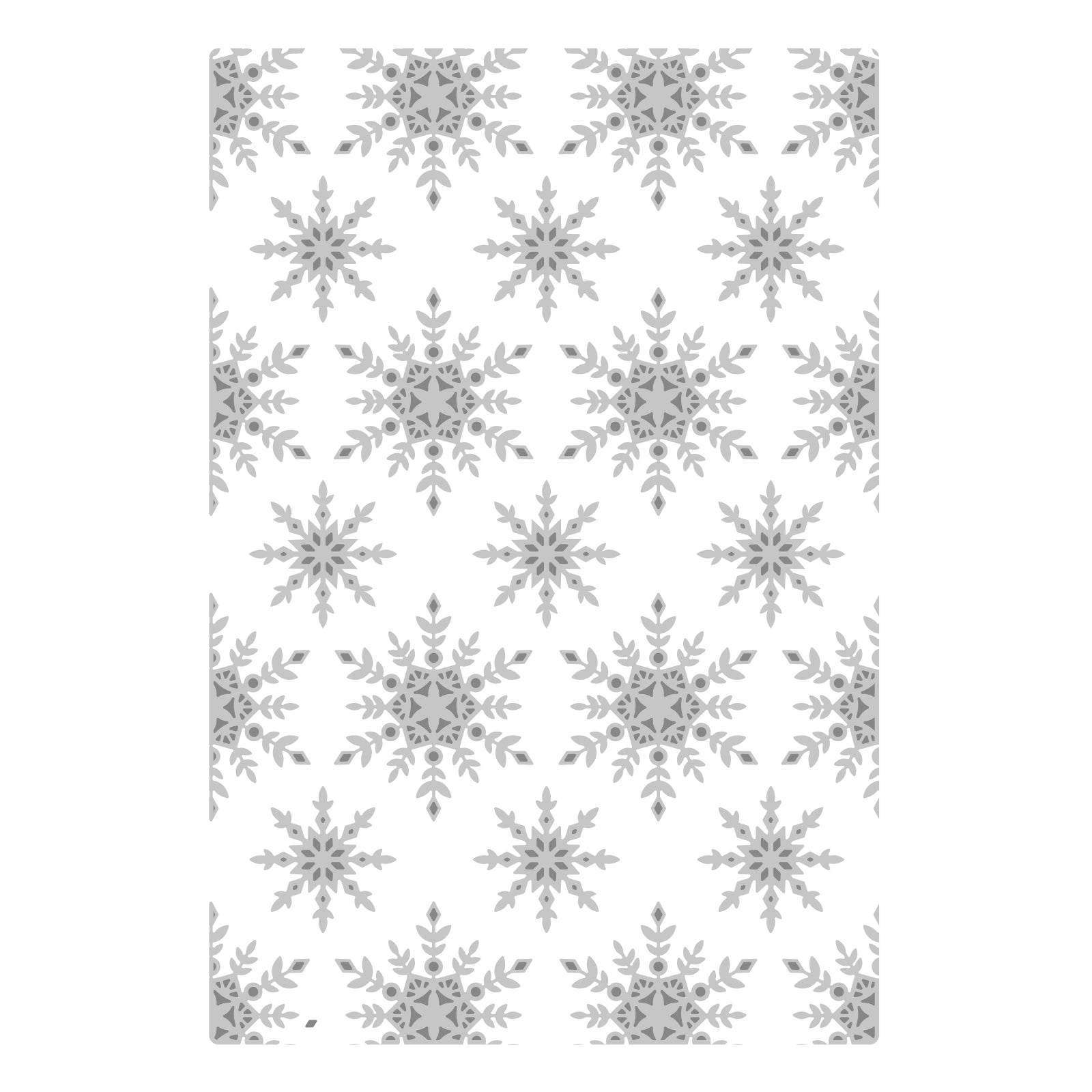 Multi-Level Textured Impressions Embossing Folder - Snowflake Sparkle ...