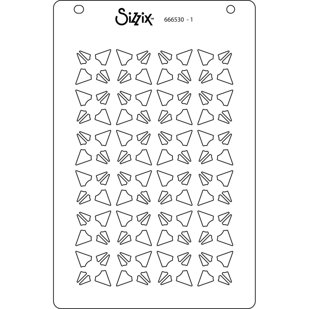 Sizzix A6 Layered Stencils 4PK - Geo Crystals – Sizzix.com