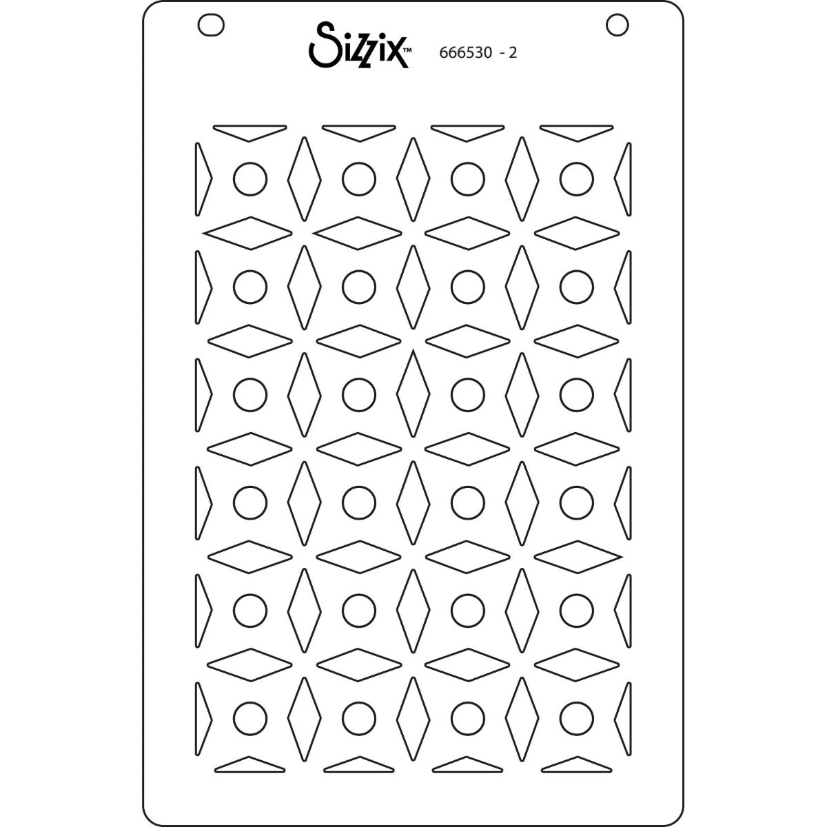 Sizzix A6 Layered Stencils 4PK - Geo Crystals – Sizzix.com