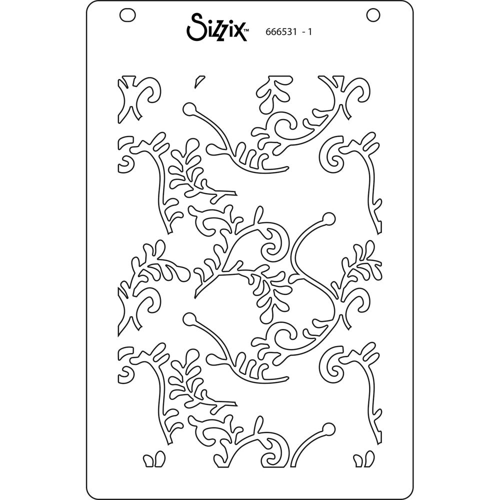 Sizzix A6 Layered Stencils 4PK - Lacey by Kath Breen – Sizzix.com