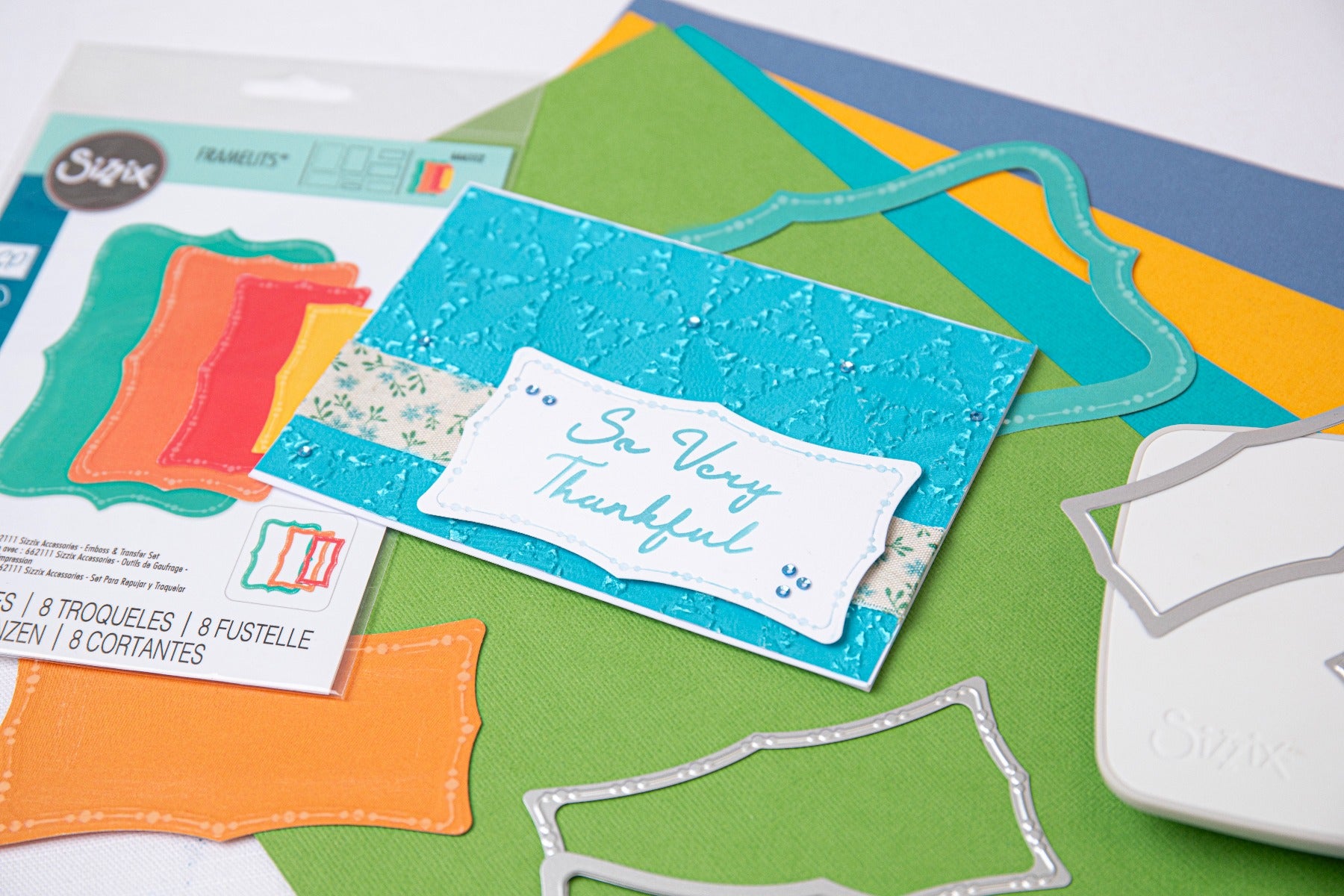 Sizzix Framelits Die Set 8PK - Fanciful Framelits, Doris Dotted Top N – Sizzix.com