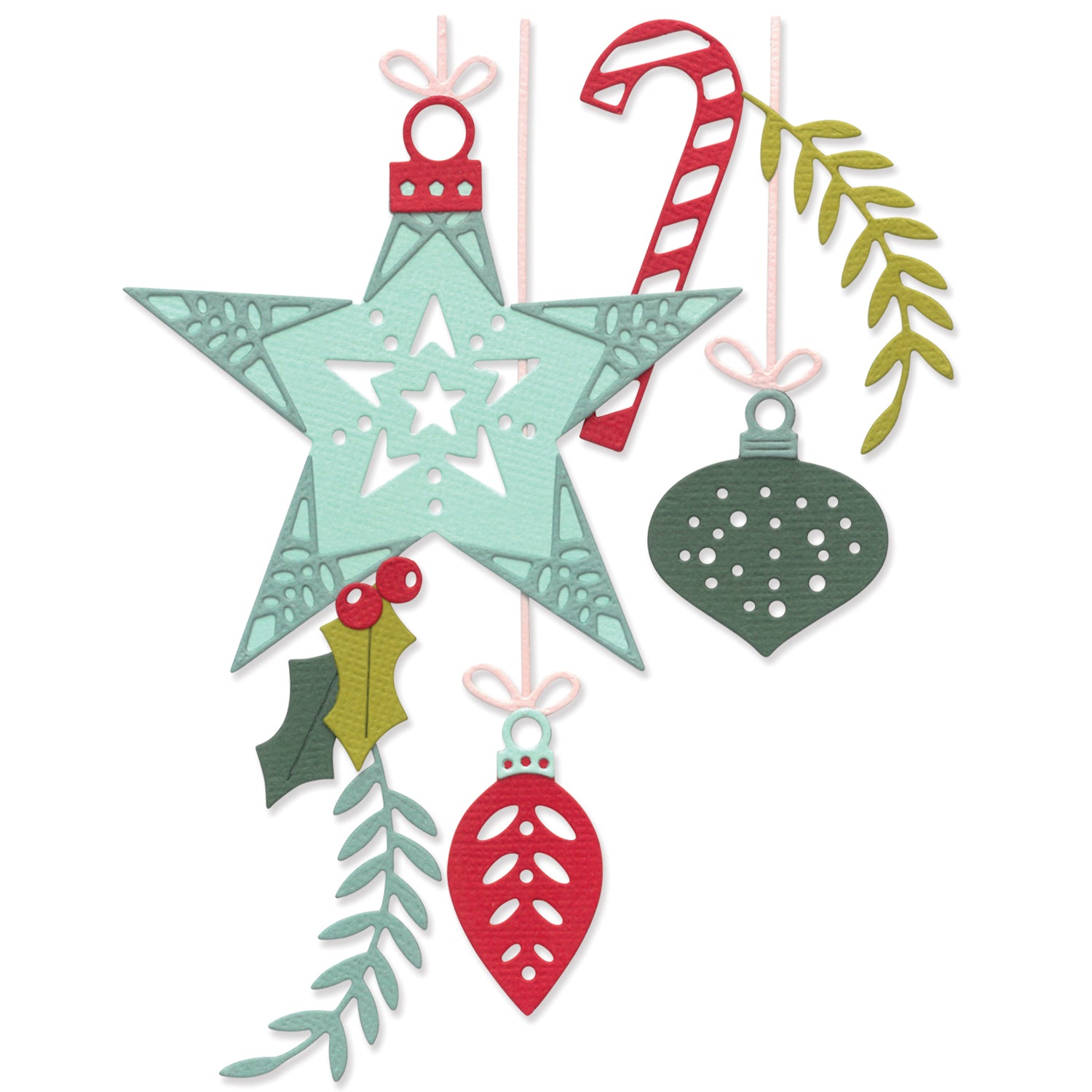 Sizzix Thinlits Die Set 15PK - Festive Decorations by Olivia Rose – Sizzix.com