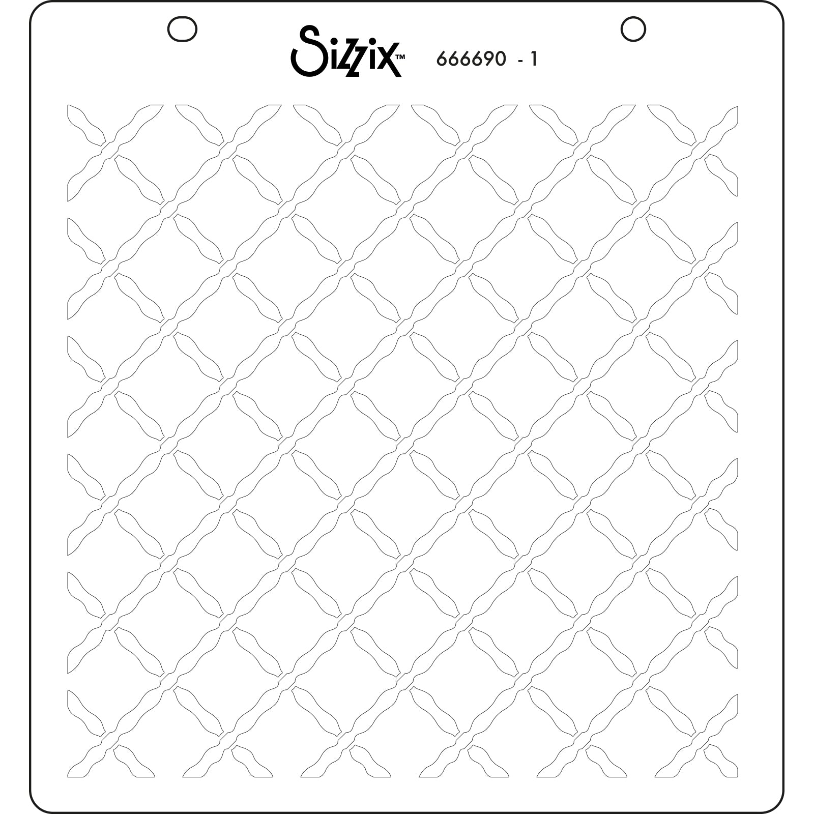 Sizzix Layered Stencil 4PK - Watercolour Flowers & Lattice by Eileen H – Sizzix.com