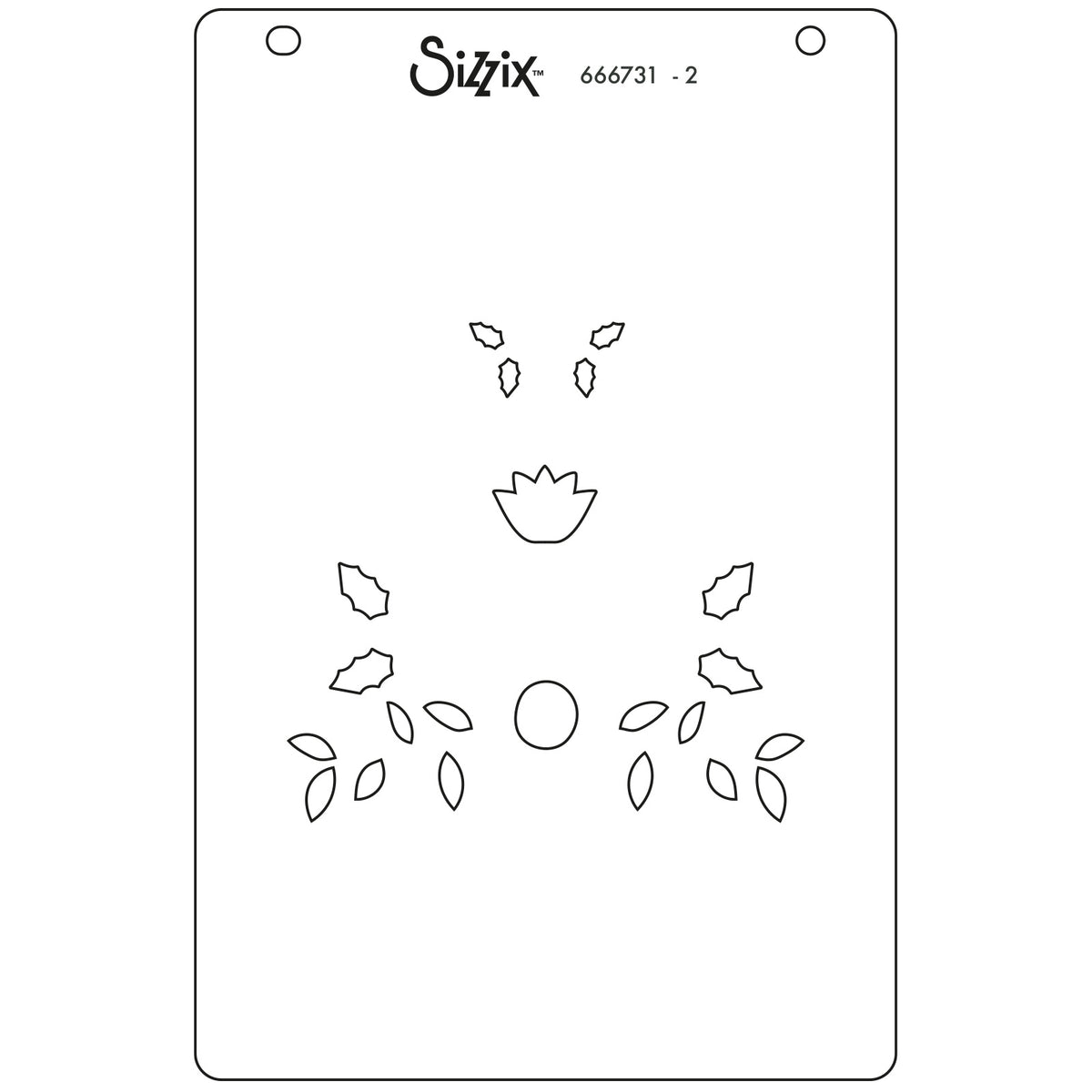 Sizzix A6 Layered Stencils 4PK - Folk Tree by Catherine Pooler – Sizzix.com