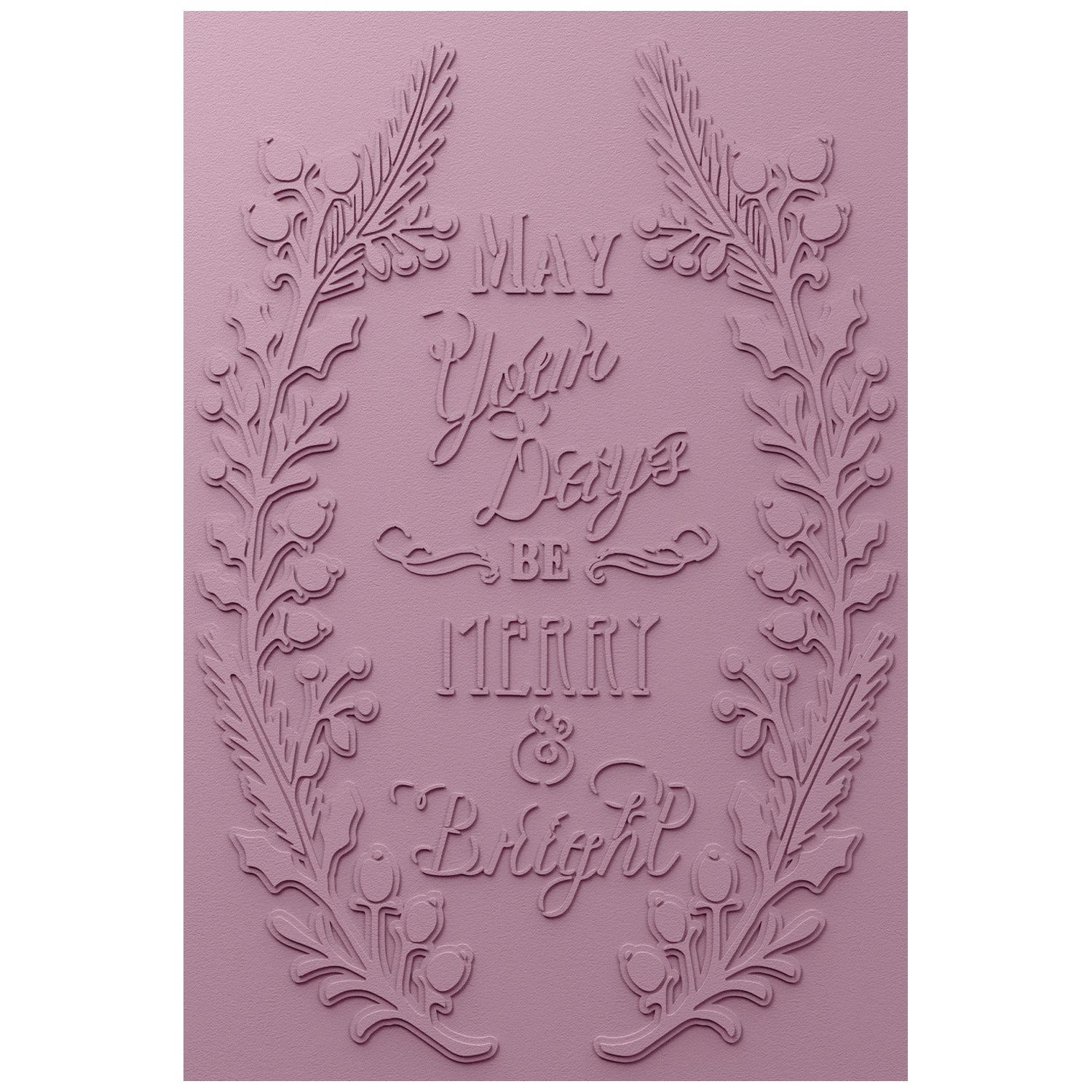 Sizzix 3-D Textured Impressions Embossing Folder - Merry & Bright ...