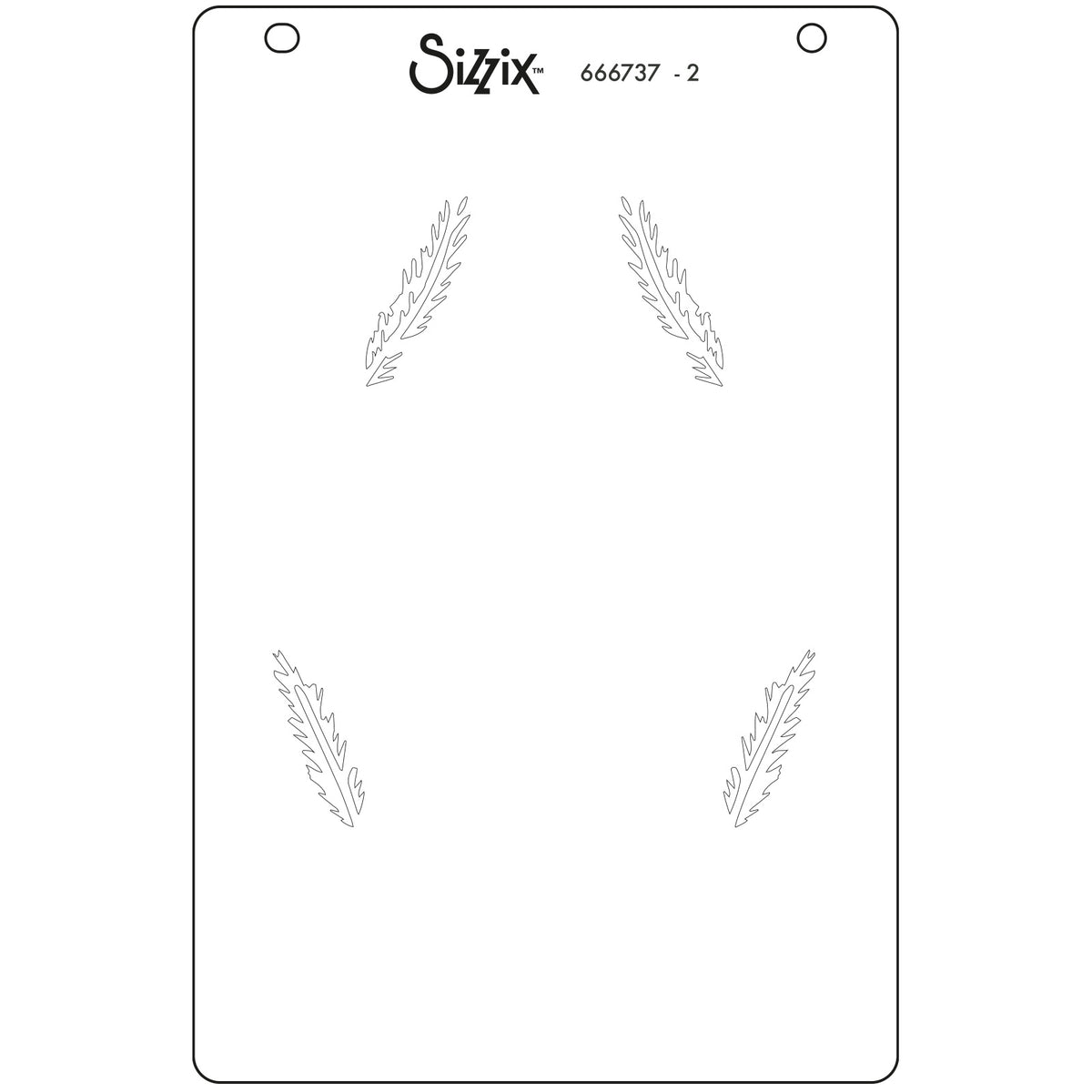 Sizzix A6 Layered Stencils 4PK - Merry & Bright #3 – Sizzix.com