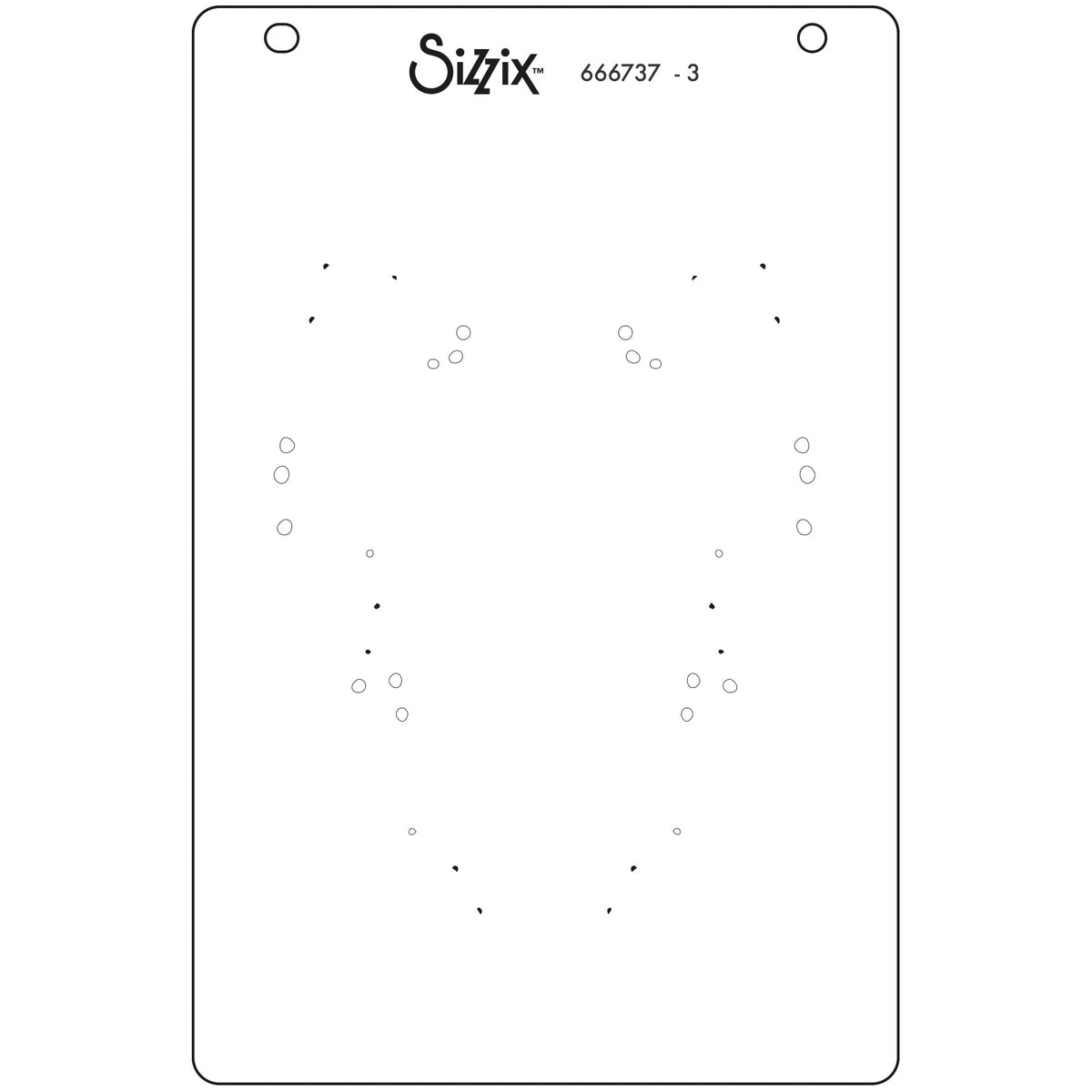 Sizzix A6 Layered Stencils 4PK - Merry & Bright #3 – Sizzix.com