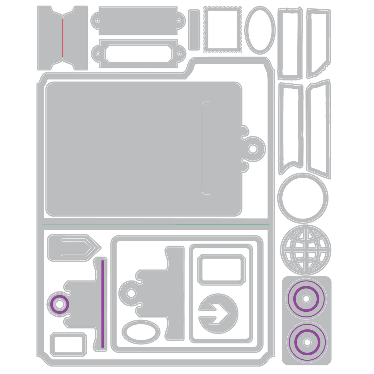 Sizzix Thinlits 24PK Die Set - Vault Noteworthy by Tim Holtz – Sizzix.com