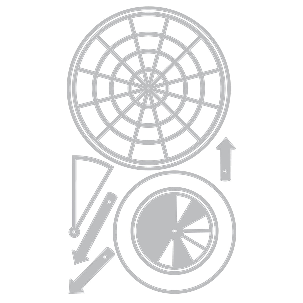 Sizzix Thinlits 9PK Die Set - Rainbow Wheels by Eileen Hull – Sizzix.com