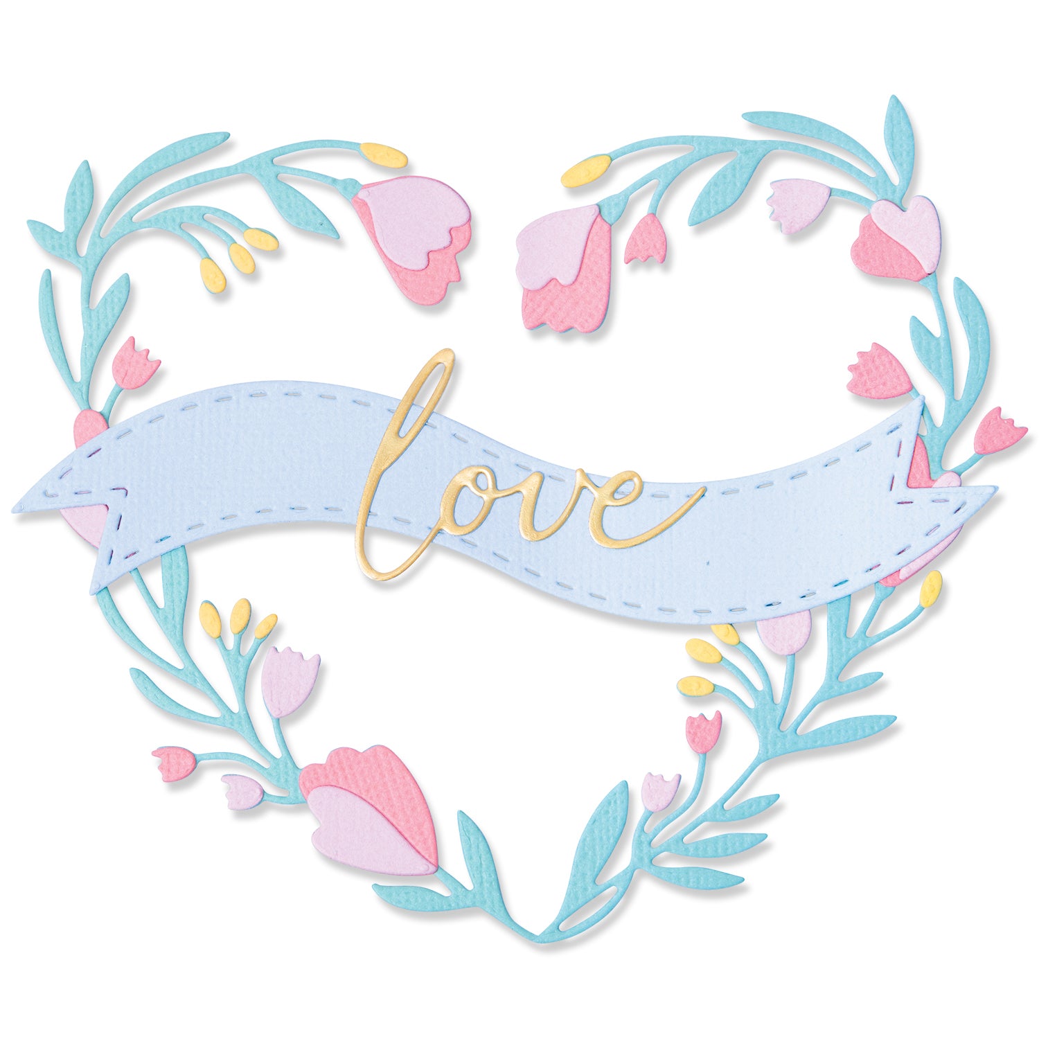 Sizzix Thinlits Dies - Spring Heart by Lisa Jones – Sizzix.com